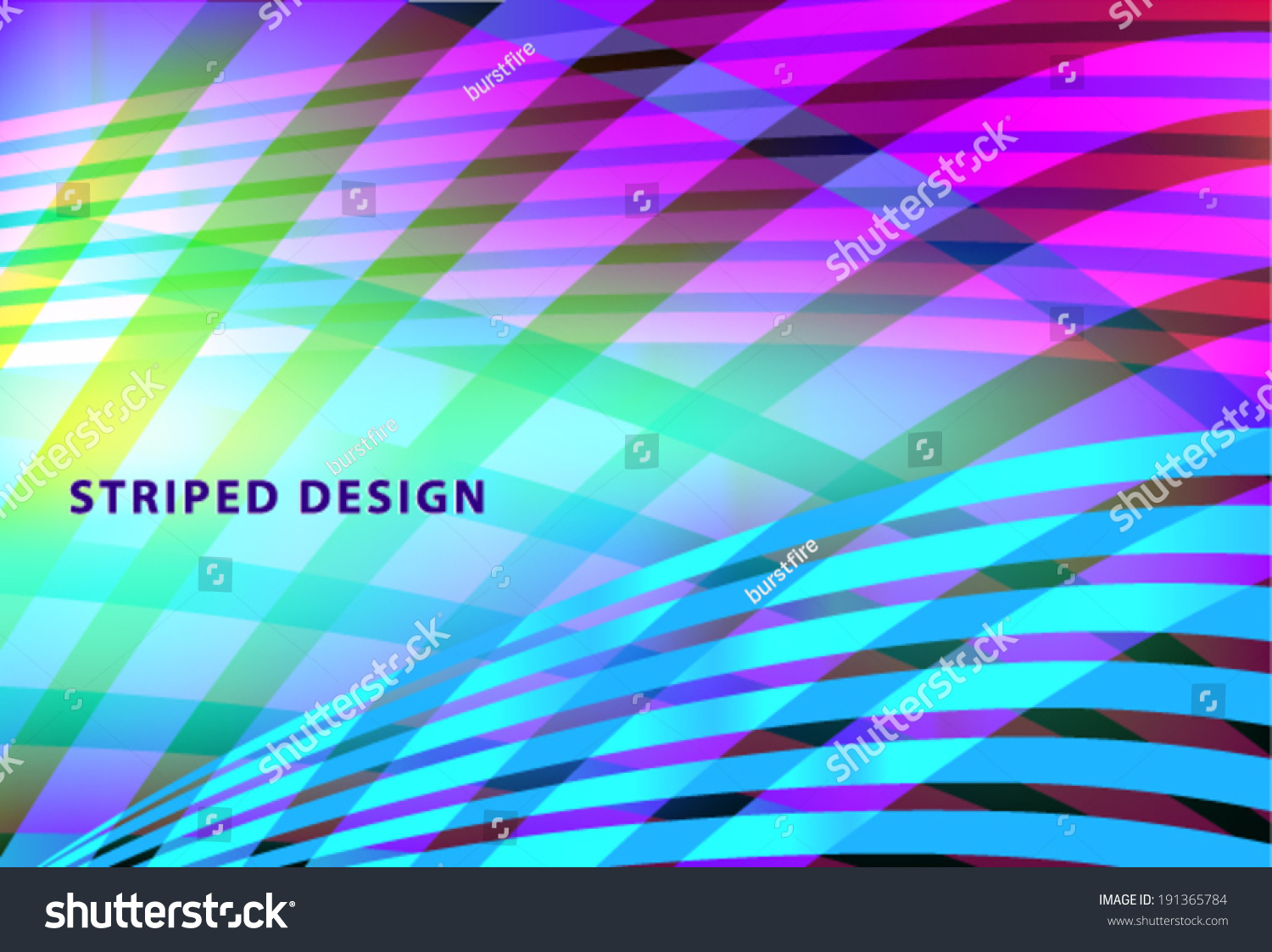 Modern Wave Stripes Background Stock Vector (Royalty Free) 191365784 ...