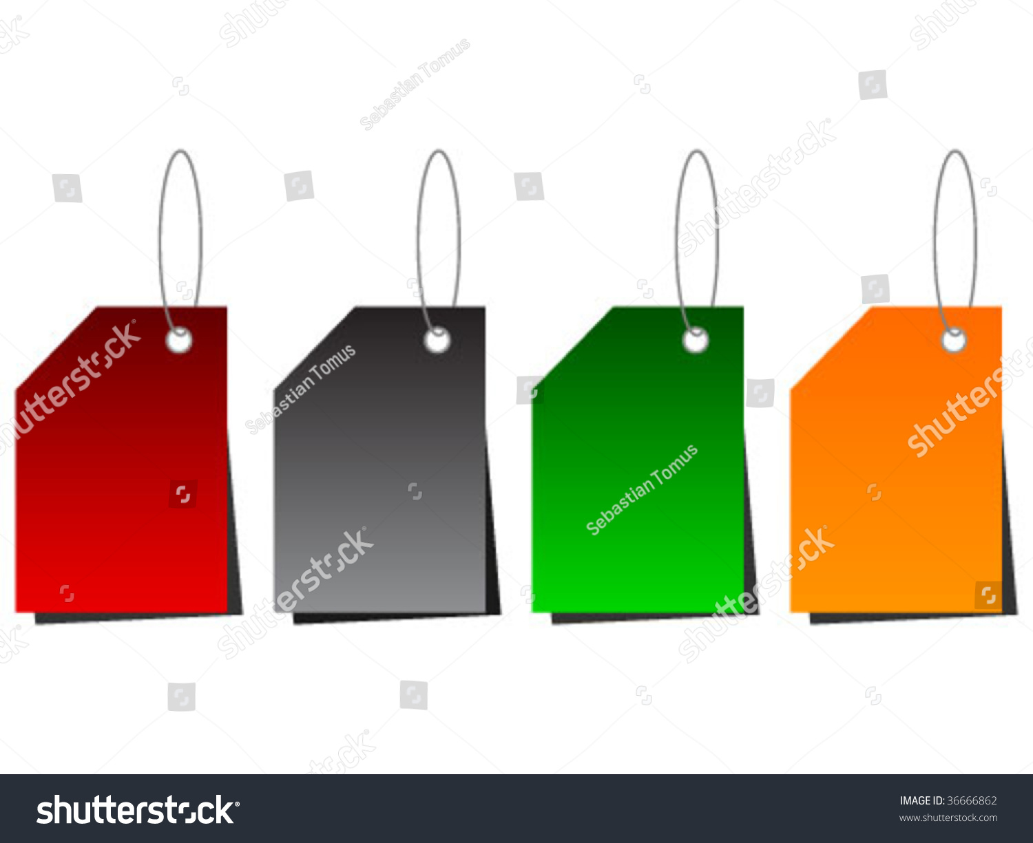 Modern Web Tags 库存矢量图（免版税）36666862 | Shutterstock