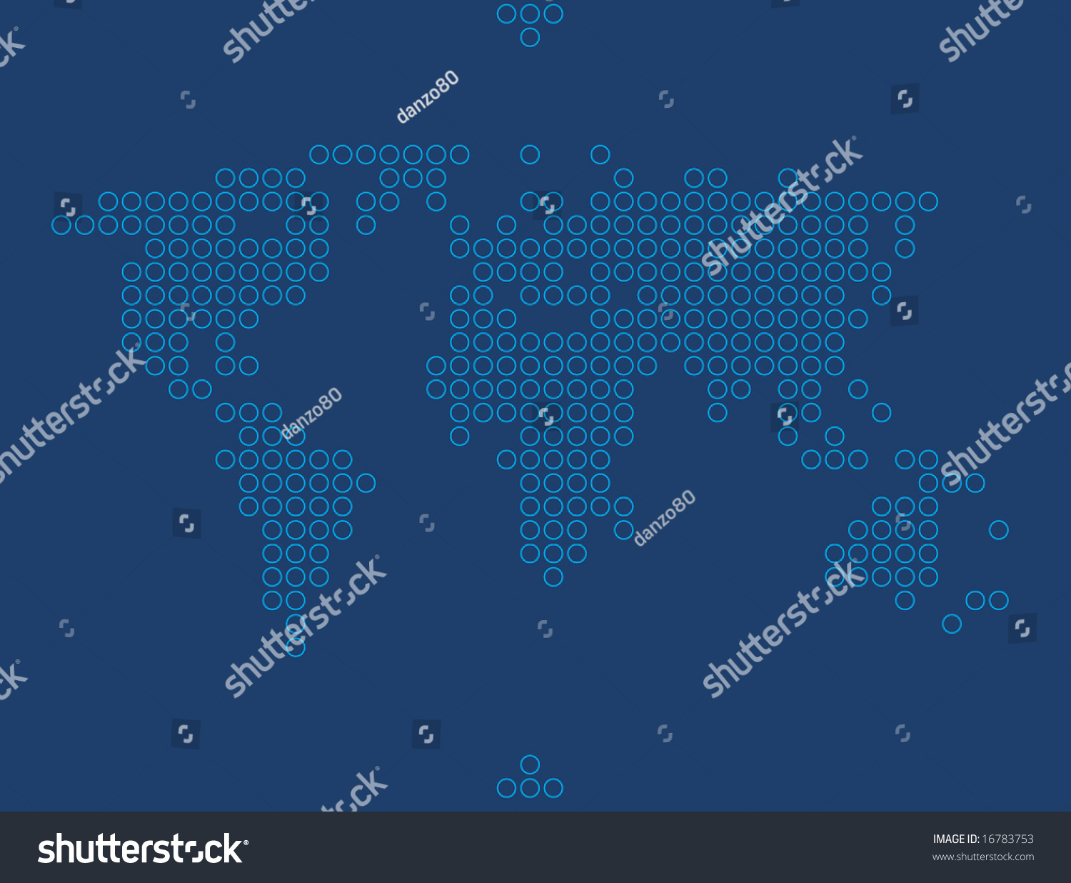 Modern World Map Blueprint : image vectorielle de stock (libre de ...