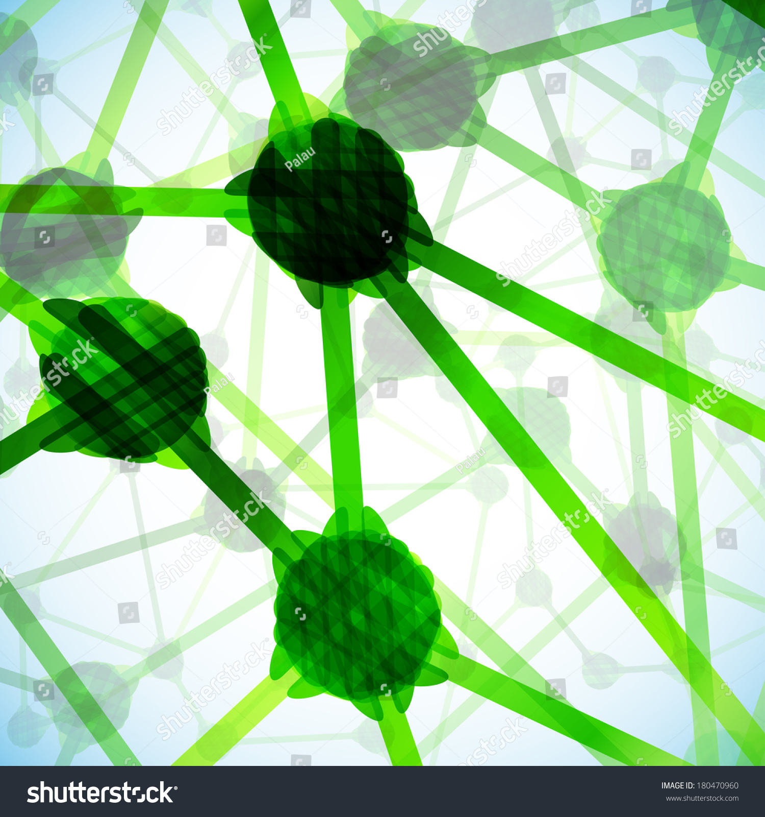 Molecular Structure Abstract Background Stock Vector (Royalty Free ...