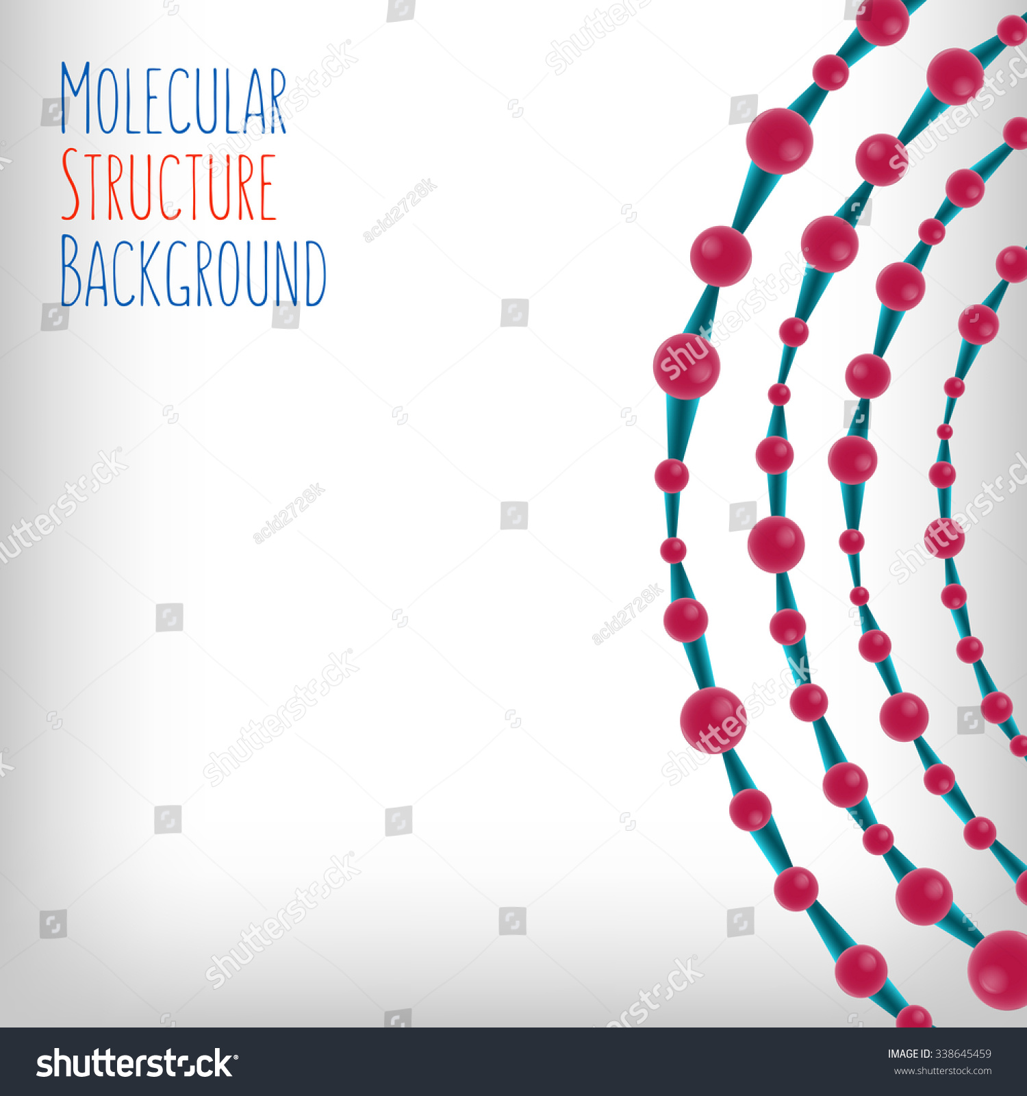 Molecular Structure Background Science Molecule Molecular: เวกเตอร์ ...