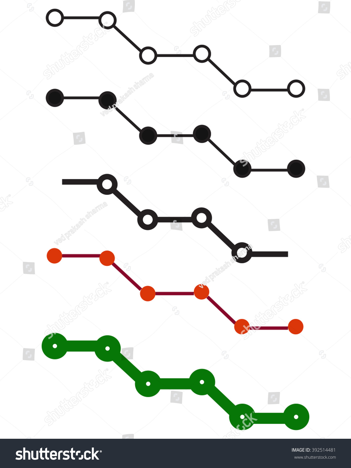 Molecular Structure Icon Flat Graphic Design Stock Vector (Royalty Free ...