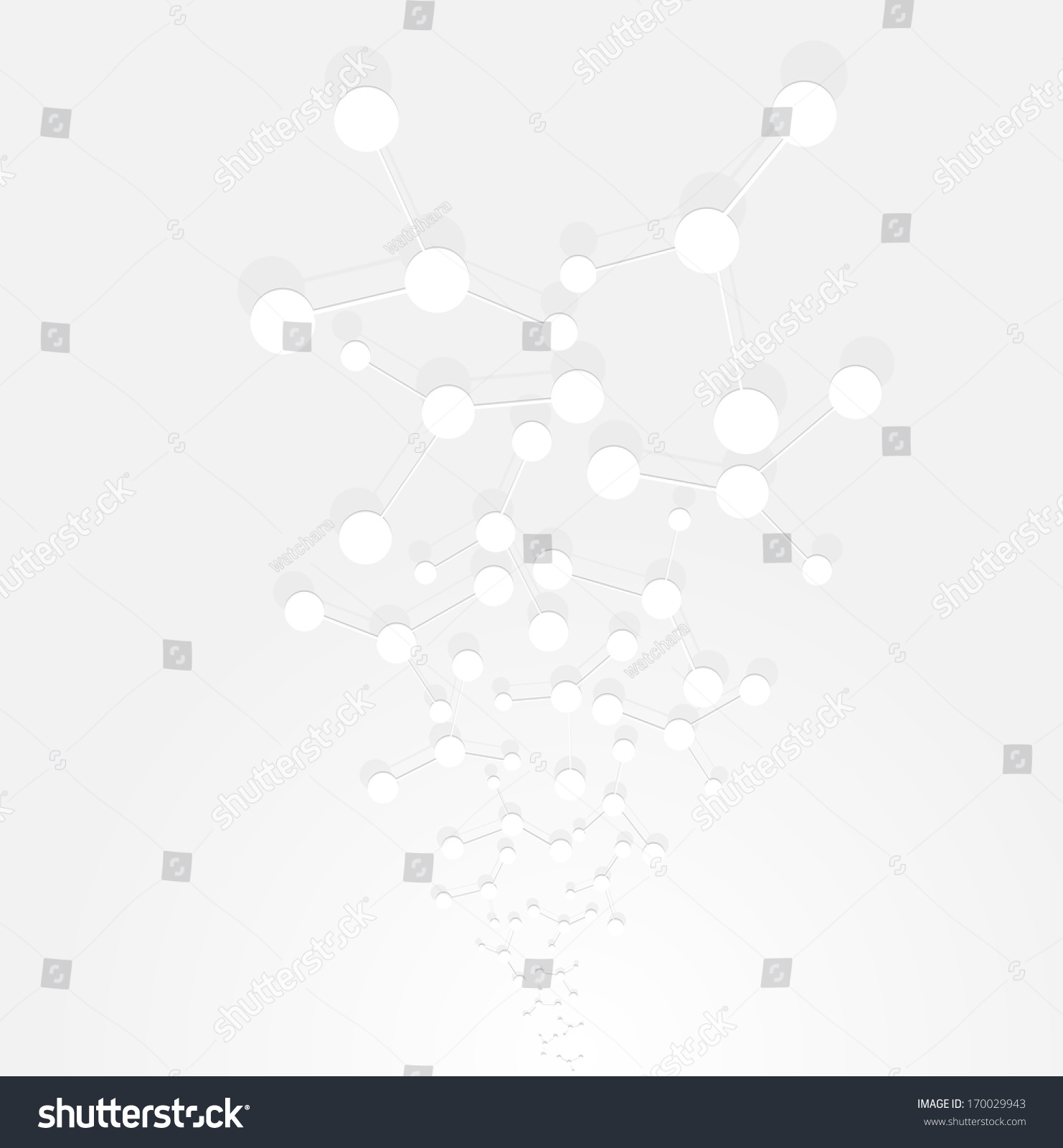 Molecular Structure Planar Elements Stock Vector (Royalty Free ...