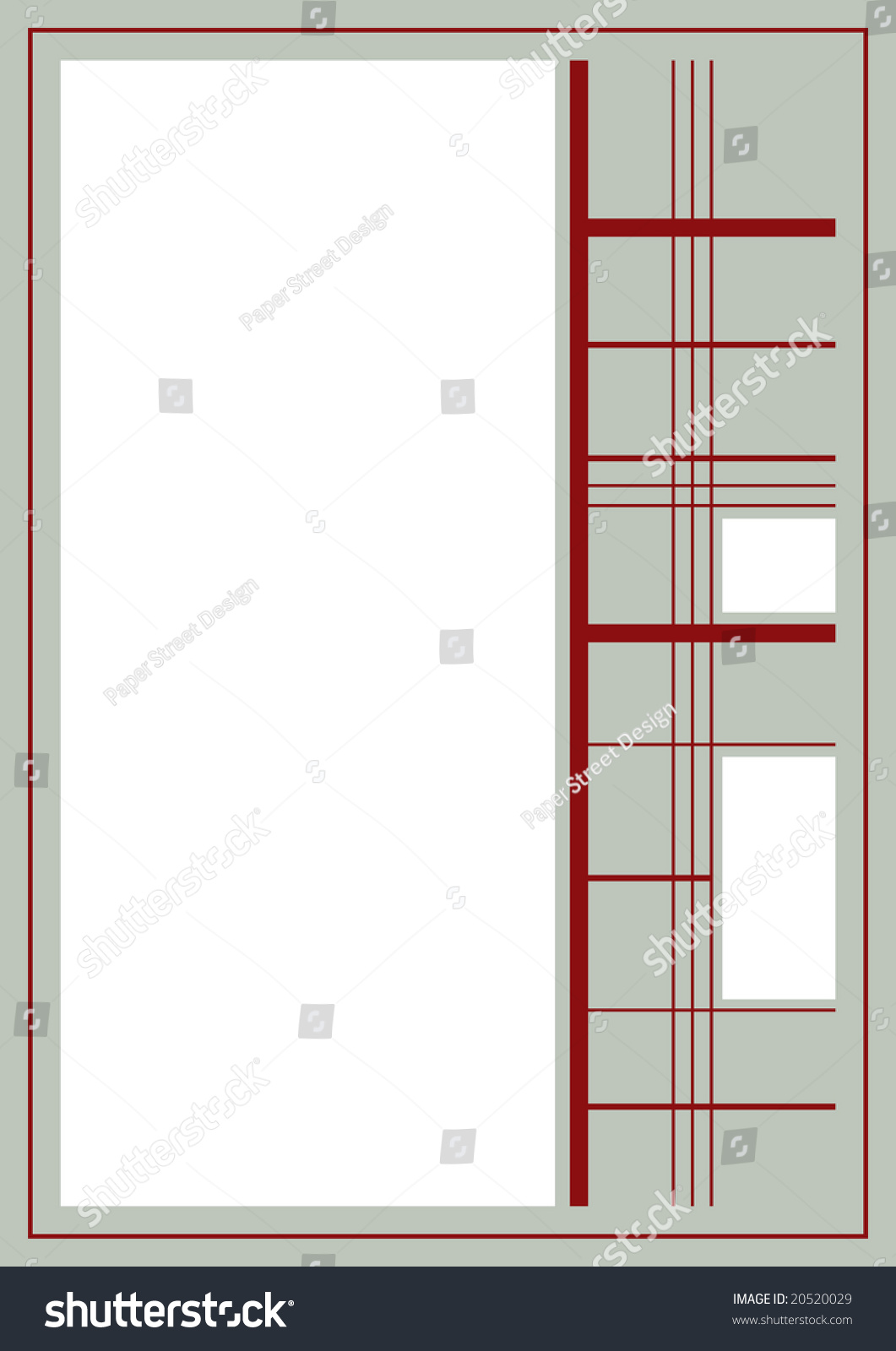 Mondrian Layout Template 스톡 벡터(로열티 프리) 20520029 | Shutterstock