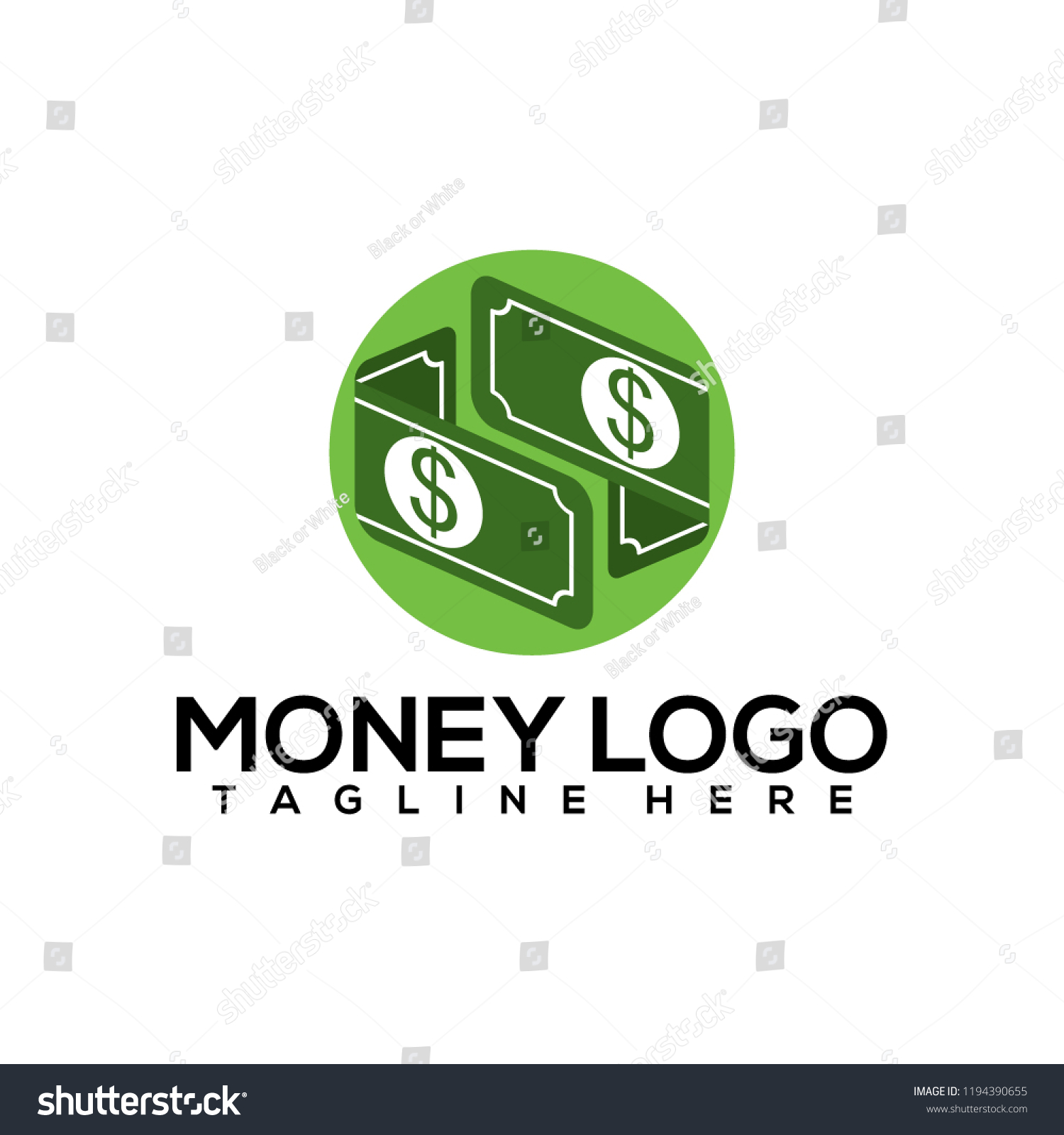 Money Logo Design Vector Template Stock Vector (Royalty Free ...