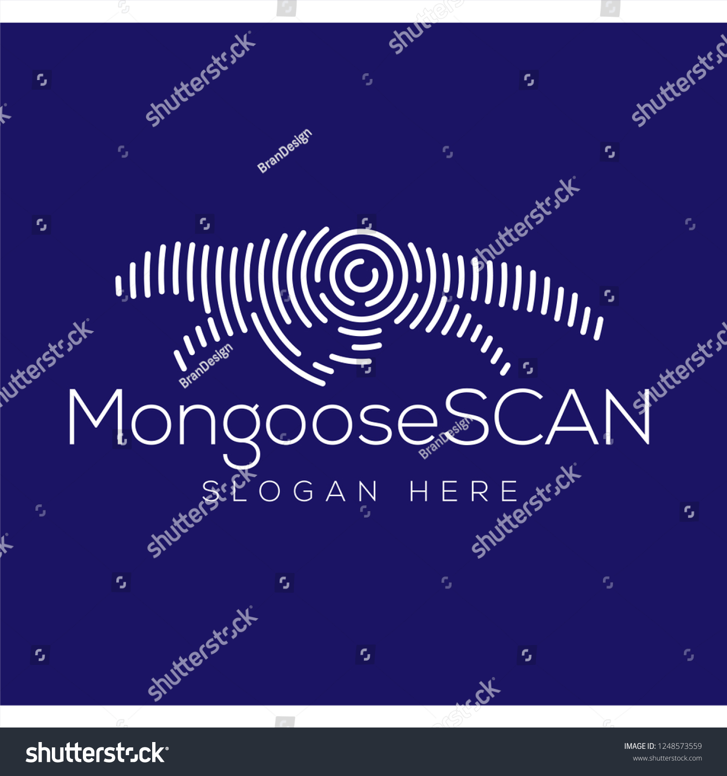 Mongoose Scan Technology Logo Vector Element Stock Vector (Royalty Free ...