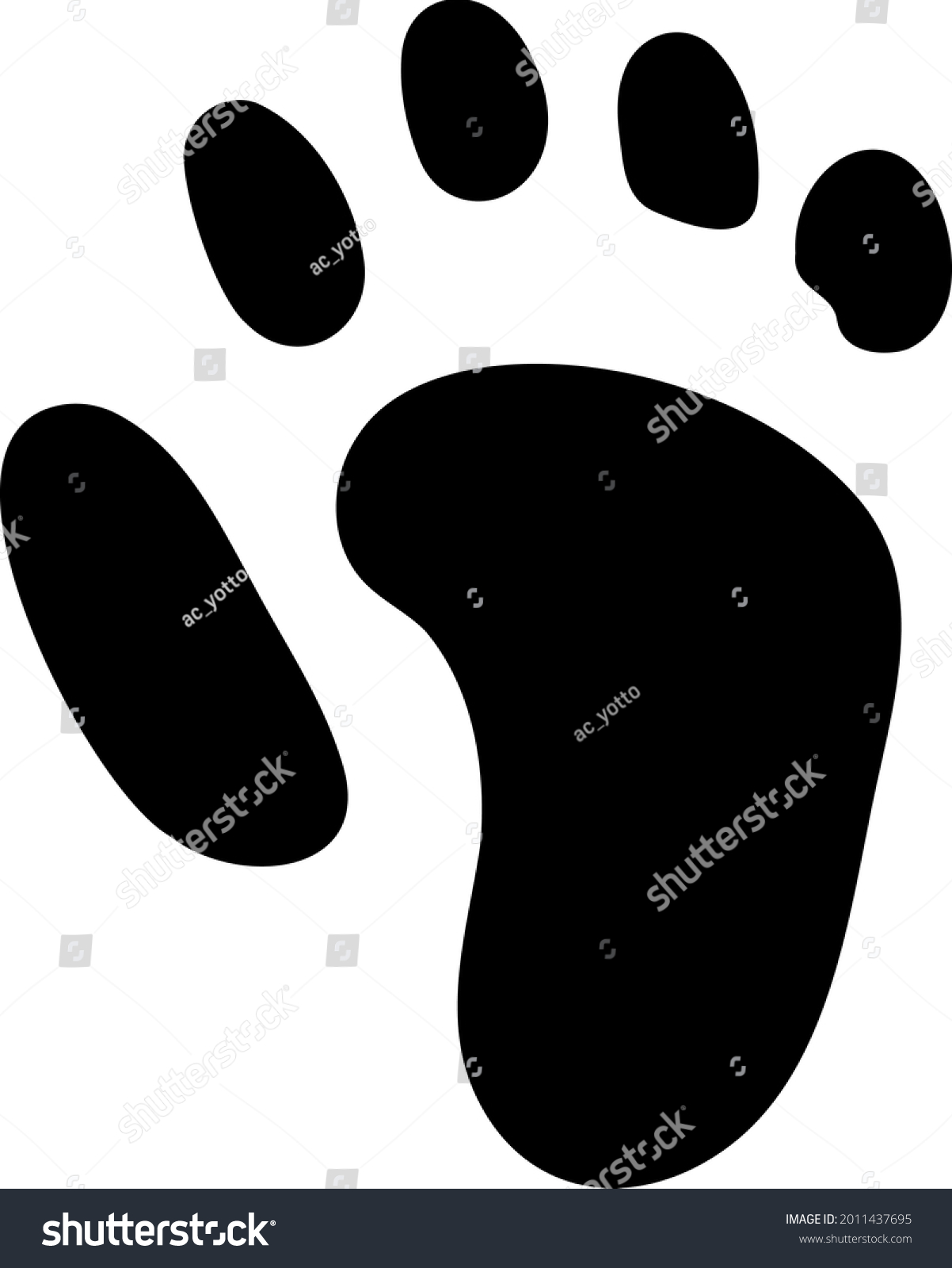 1,086 Monkey feet Stock Vectors, Images & Vector Art | Shutterstock