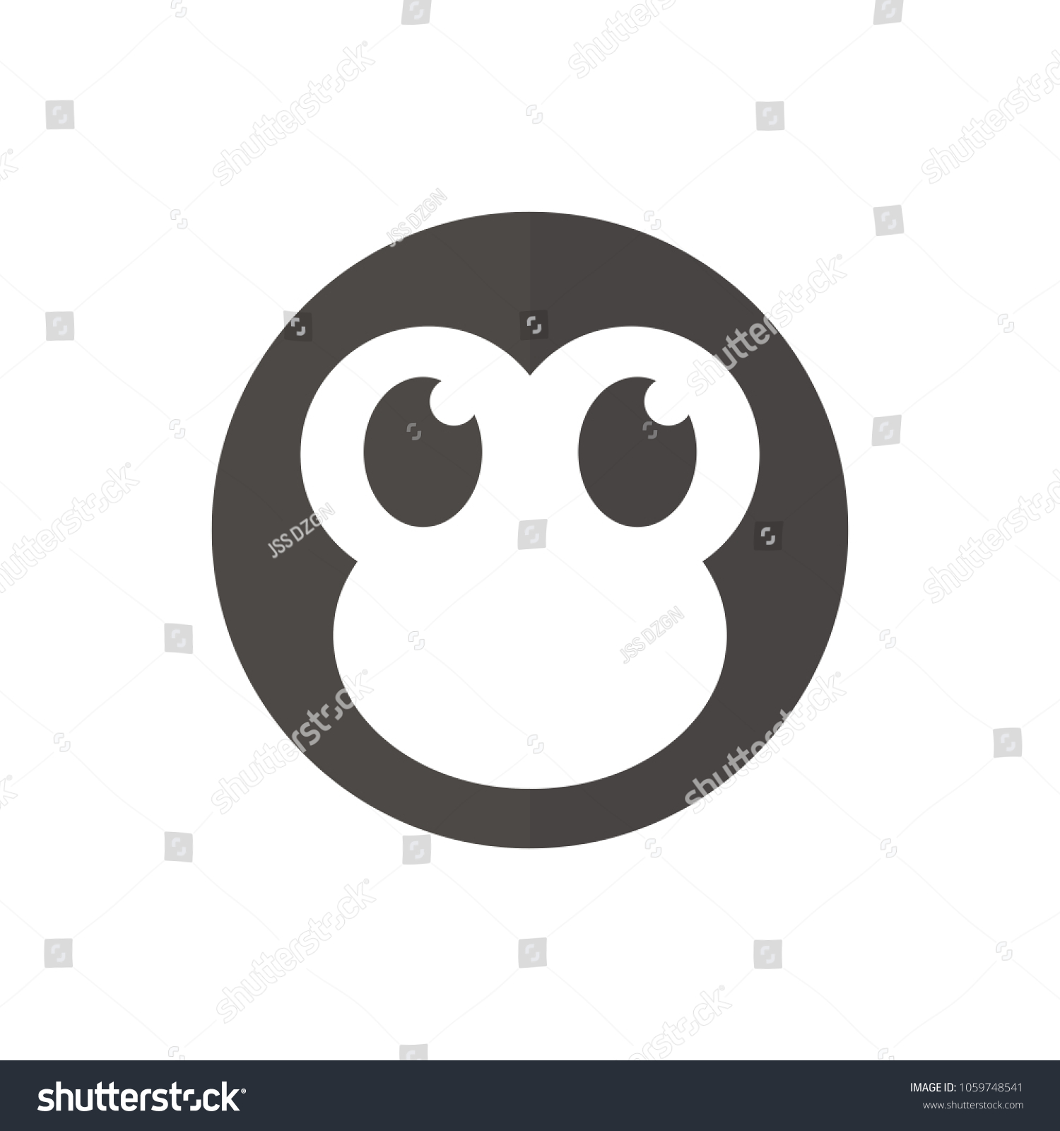 Monkey Symbol Icon Logo Vector Eps Stock Vector (Royalty Free ...