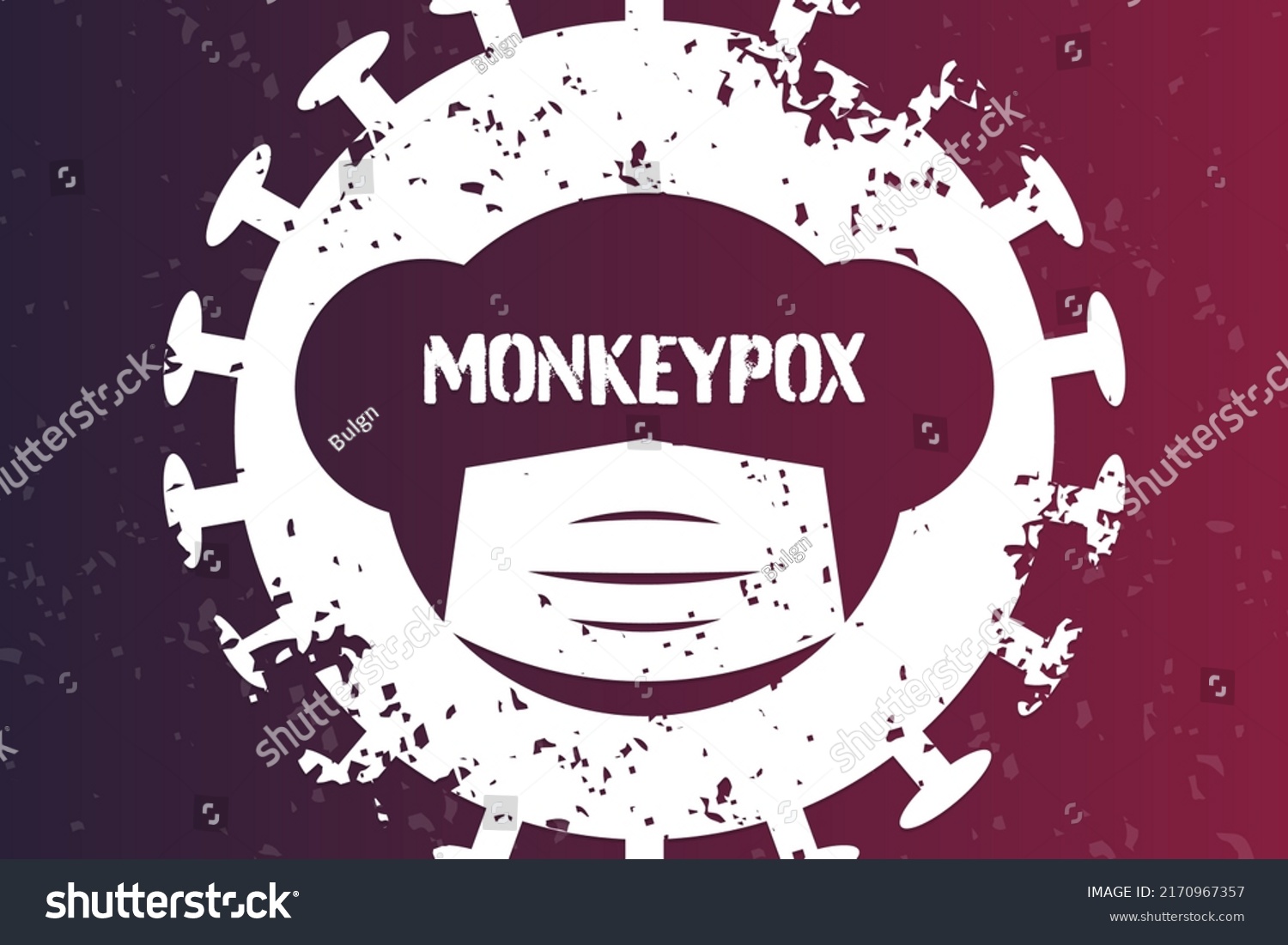 Monkeypox Outbreak 2022 Template Background Banner Stock Vector ...