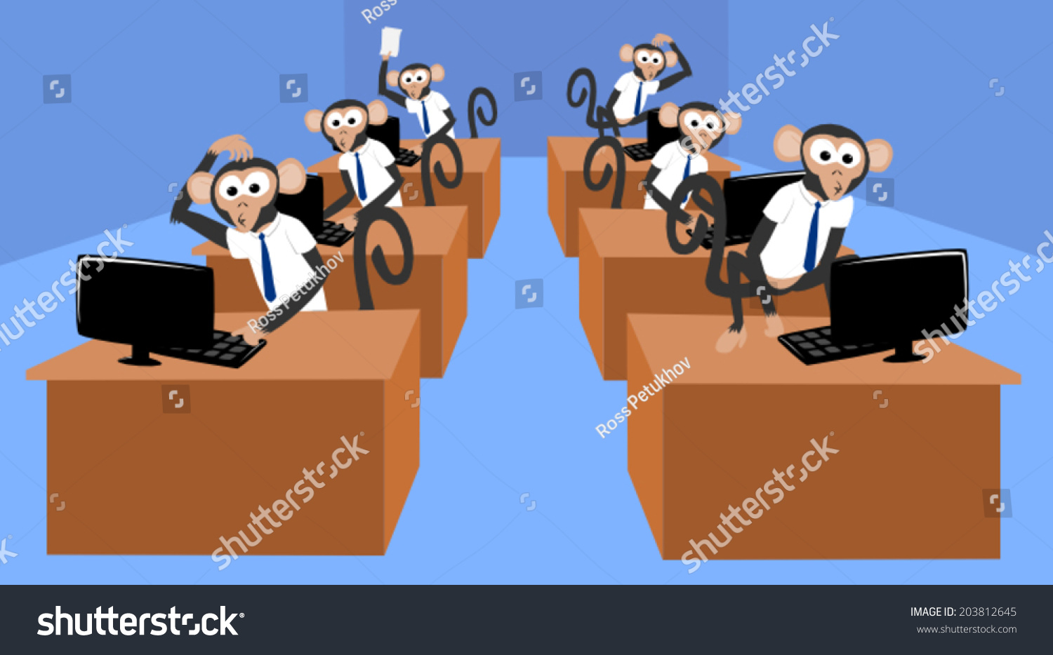 2,709 imágenes de Monkeys in an office - Imágenes, fotos y vectores de ...