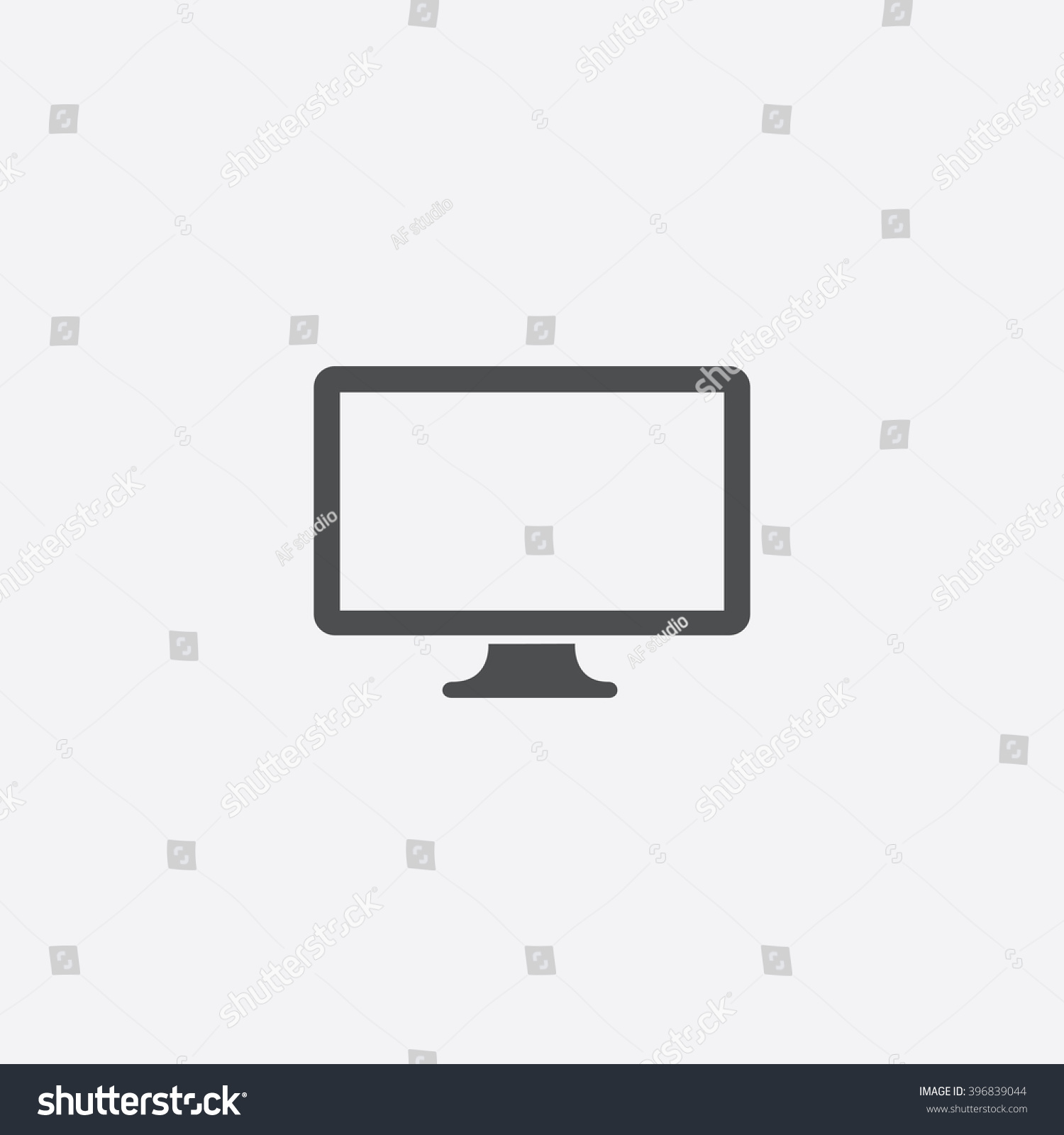 Monoblock Pc Icon Vector 스톡 벡터(로열티 프리) 396839044 | Shutterstock