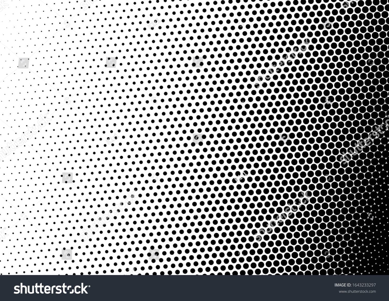 Monochrome Dots Background Gradient Texture Abstract Stock Vector ...