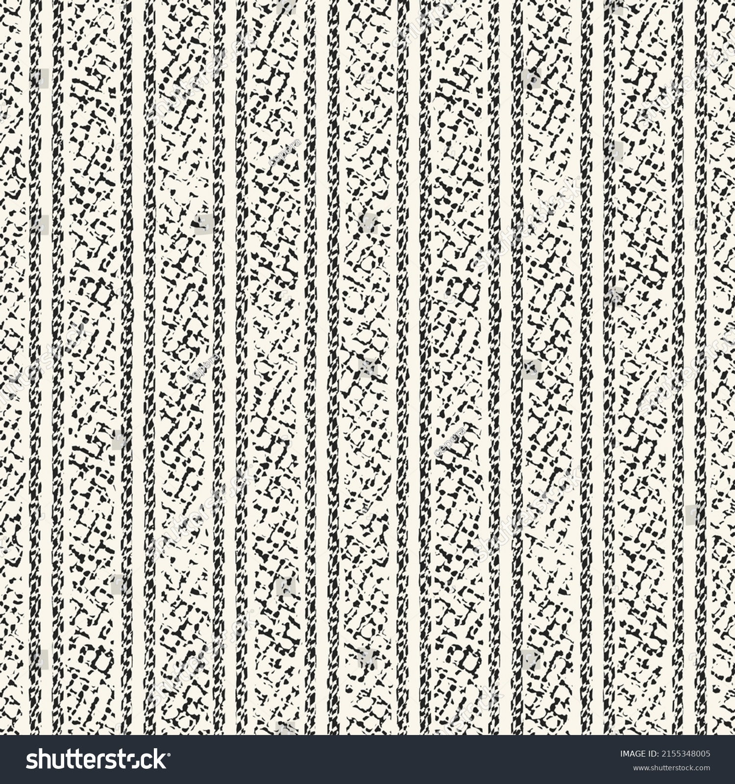 Monochrome Irregular Knit Textured Dobby Stripes Stock Vector (Royalty ...