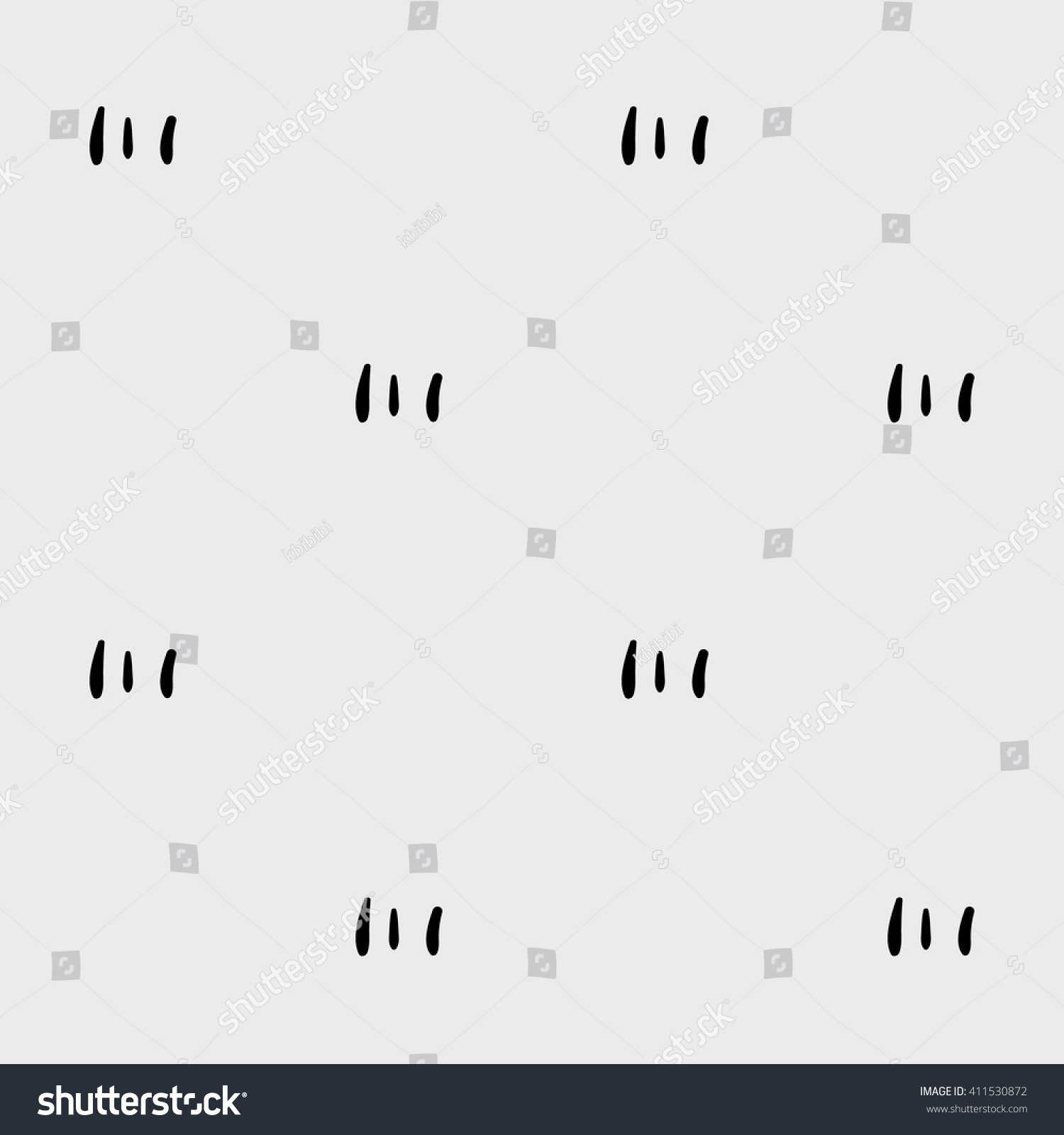 Monochrome Minimalist Hand Drawn Pattern Dash Stock Vector (Royalty ...