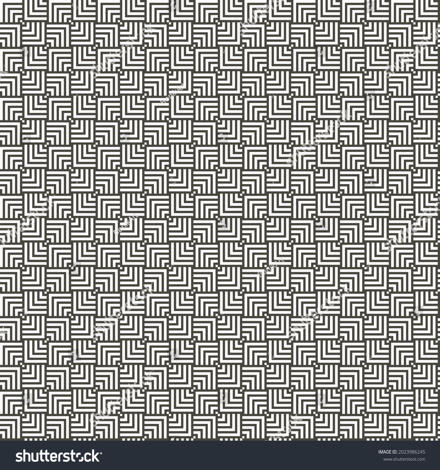 Monochrome Overlapping Pattern Background Vintage Retro Stock Vector ...