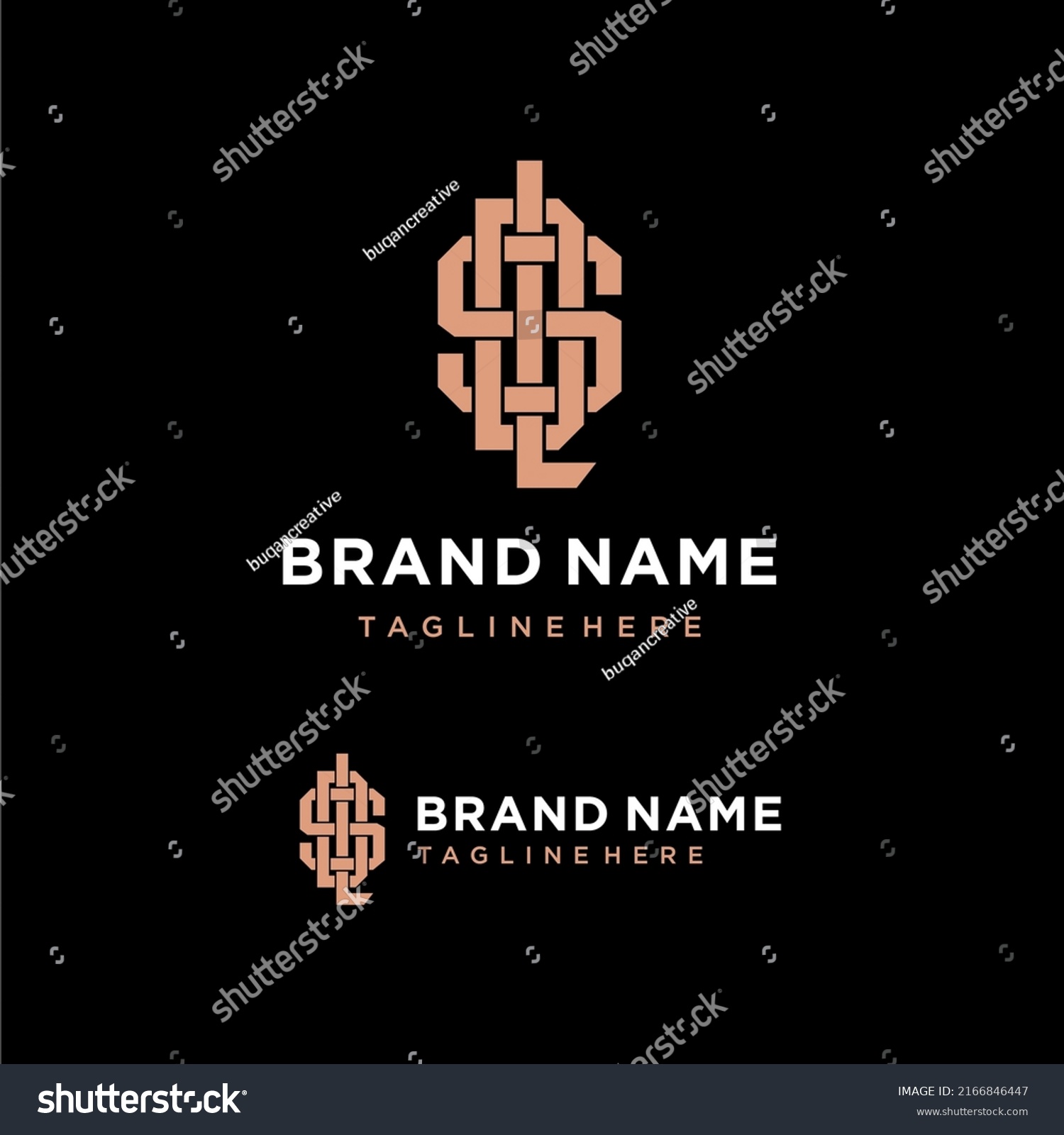 Monogram Letter Dls Logo Design Stock Vector (Royalty Free) 2166846447 ...