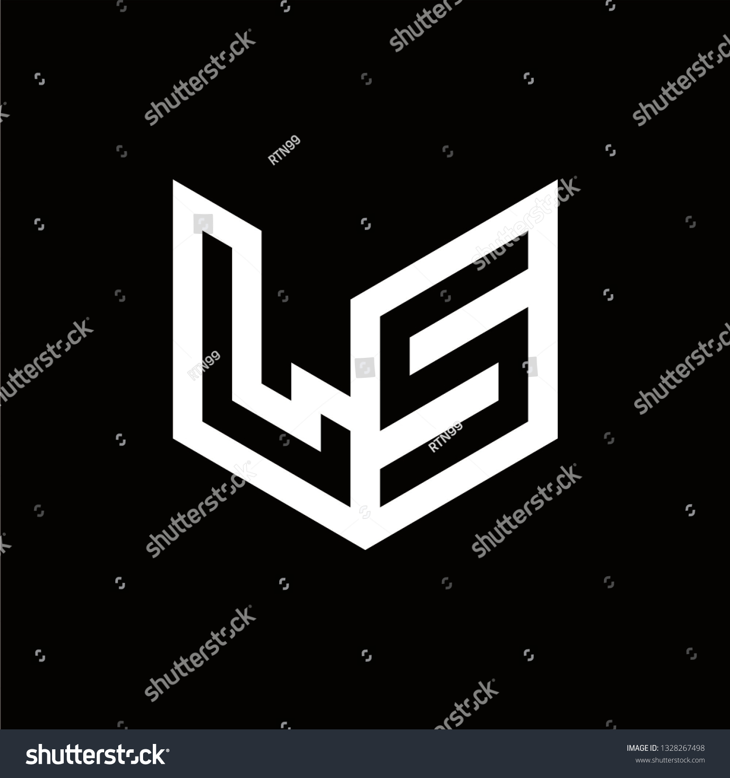 Monogram Logo Letter Initial Capital Designs Stock Vector (Royalty Free ...