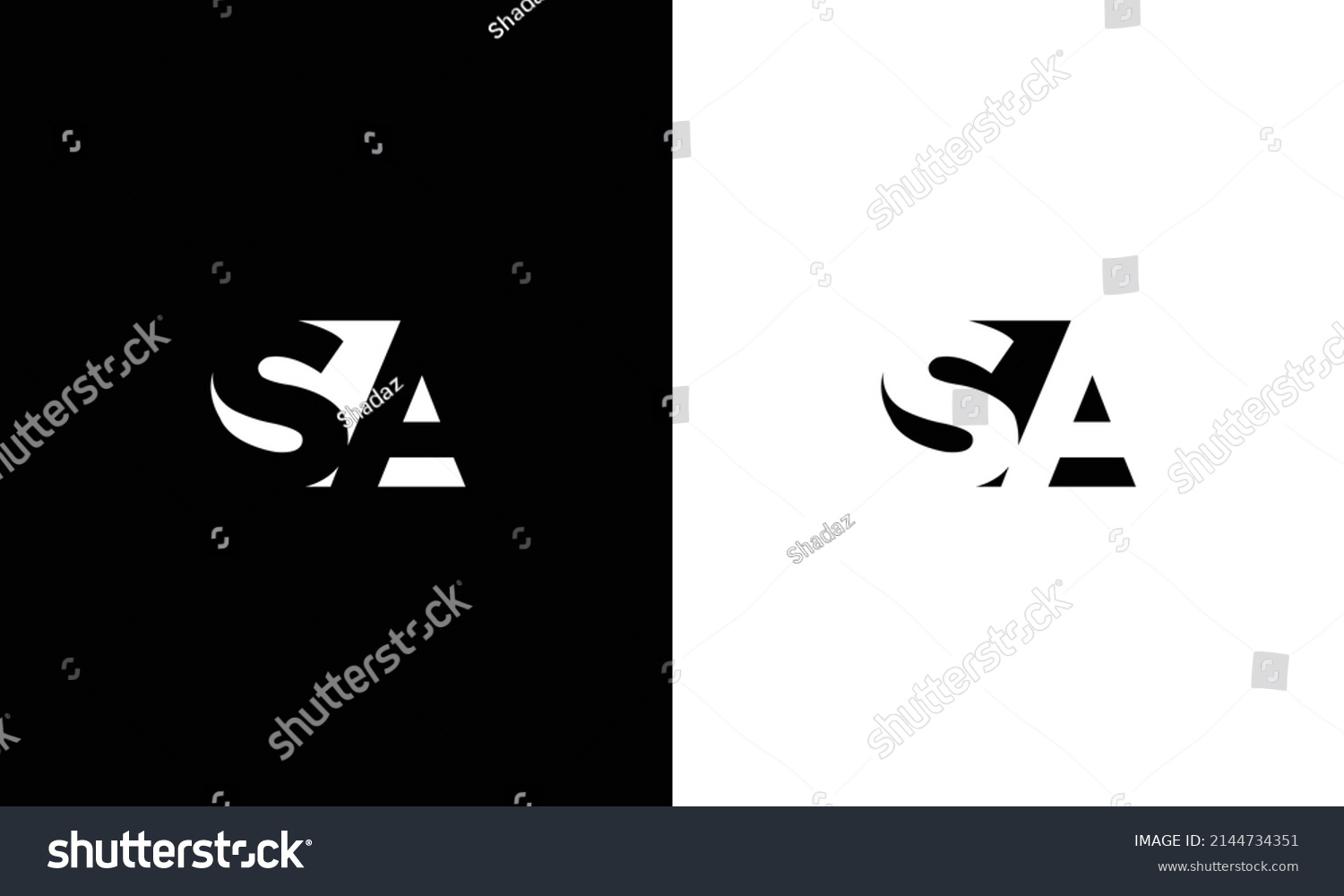 Monogram Sa Logotype Vector Template Initial Stock Vector (Royalty Free ... Monogram Sa Logotype Vector Template Initial Stock Vector (Royalty Free ...
