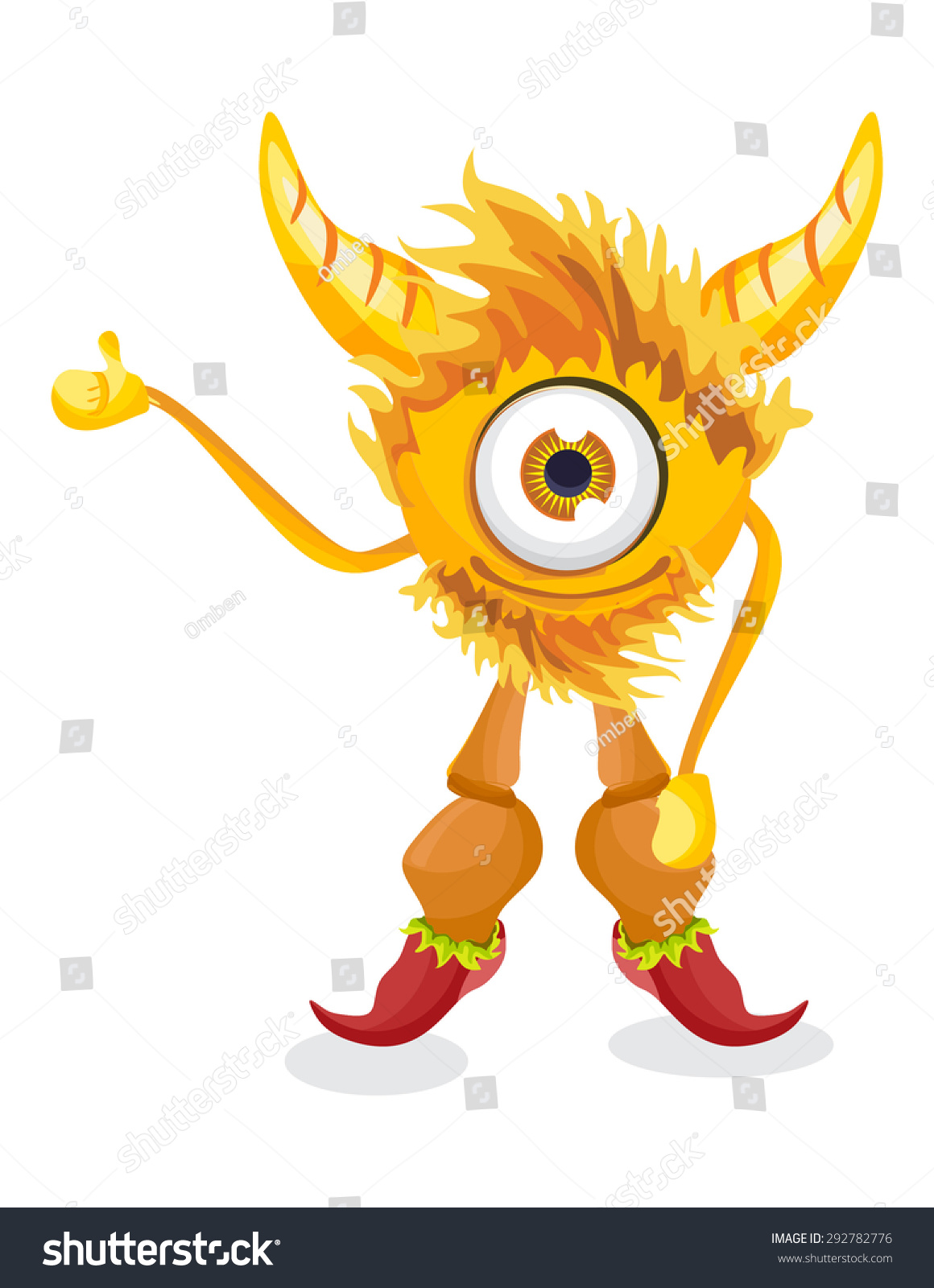 Monster Stock Vector (Royalty Free) 292782776