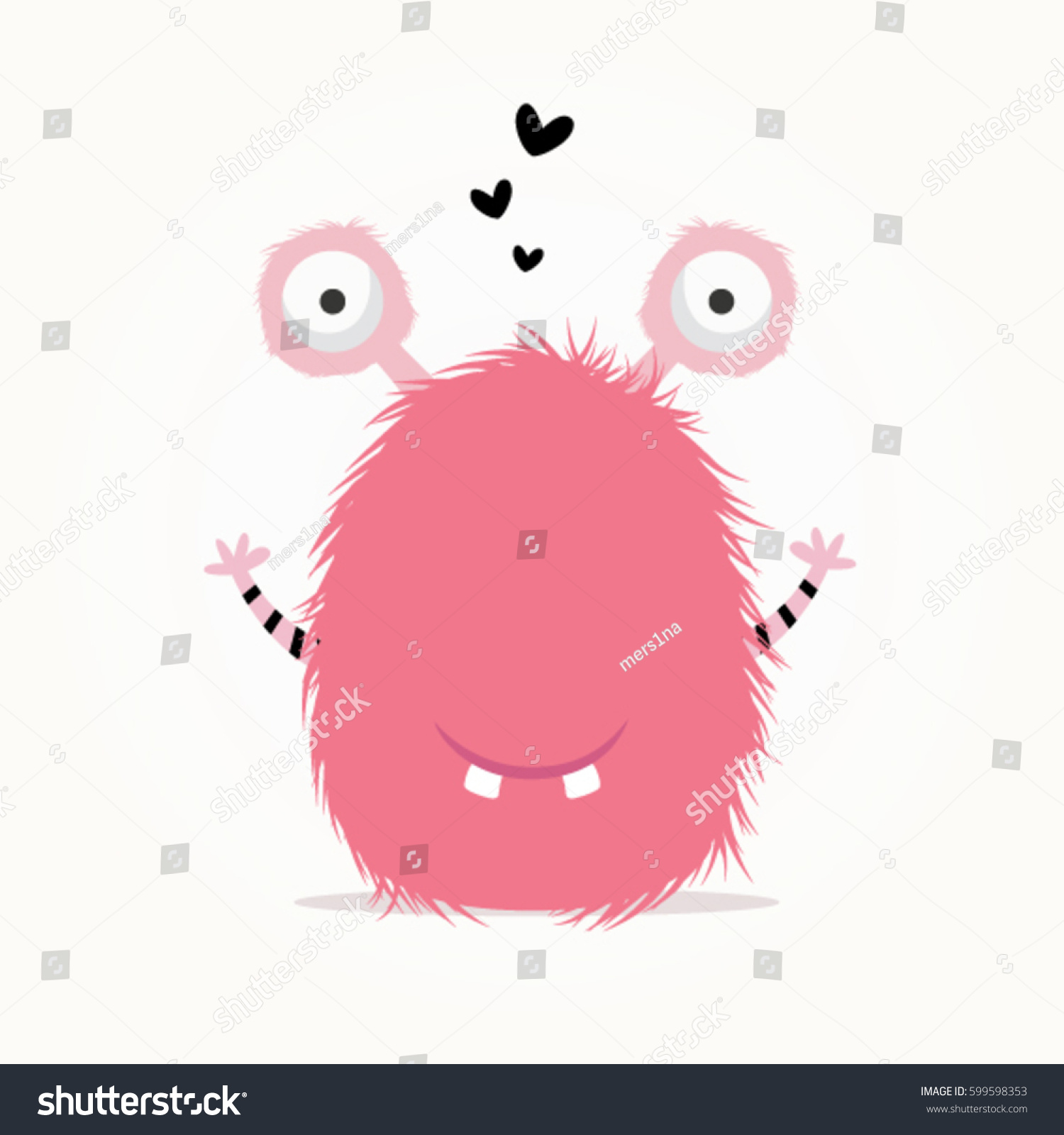 Monster Illustration Stock Vector (Royalty Free) 599598353