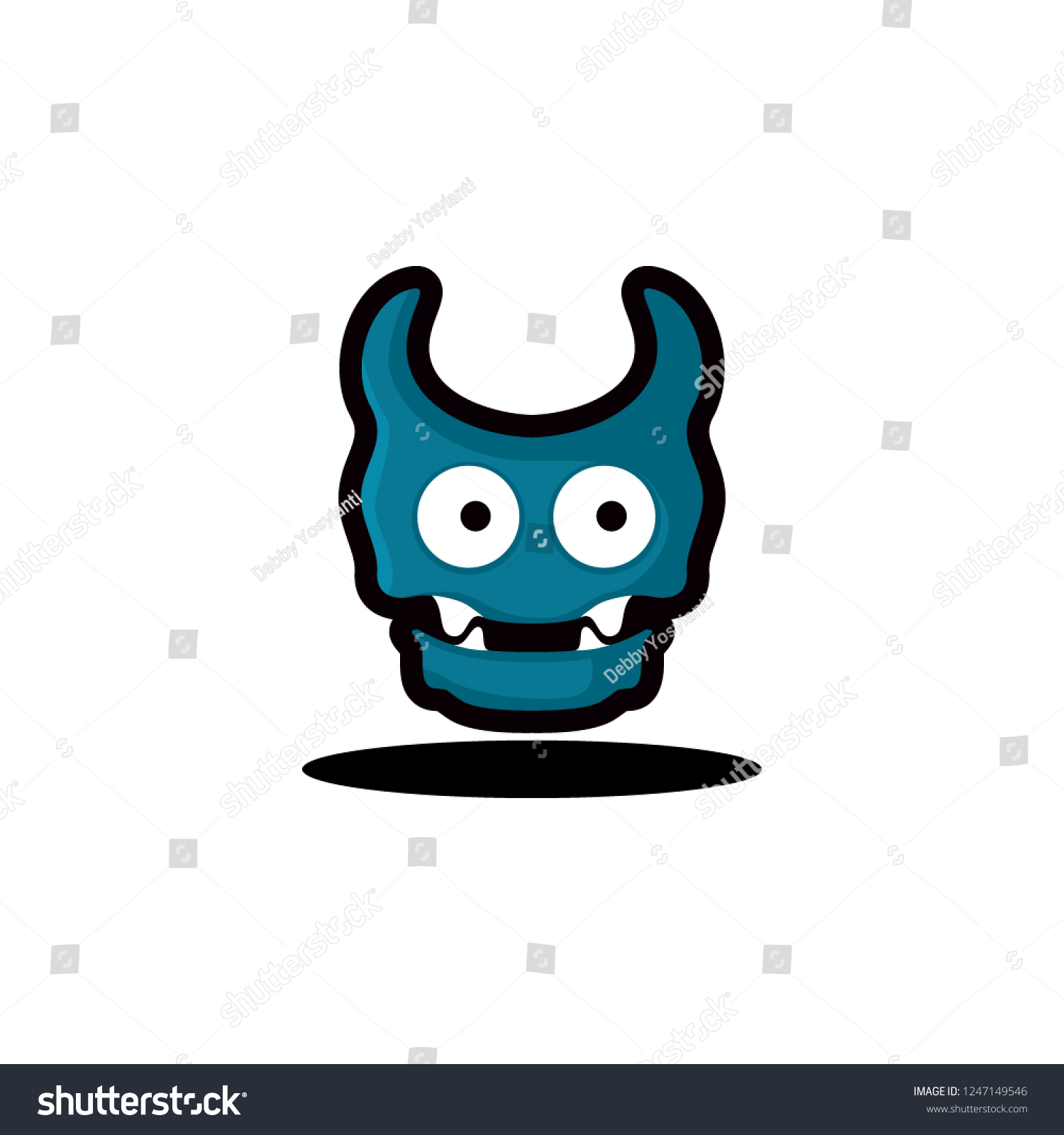 Monster Logo Design Stock Vector (Royalty Free) 1247149546 | Shutterstock