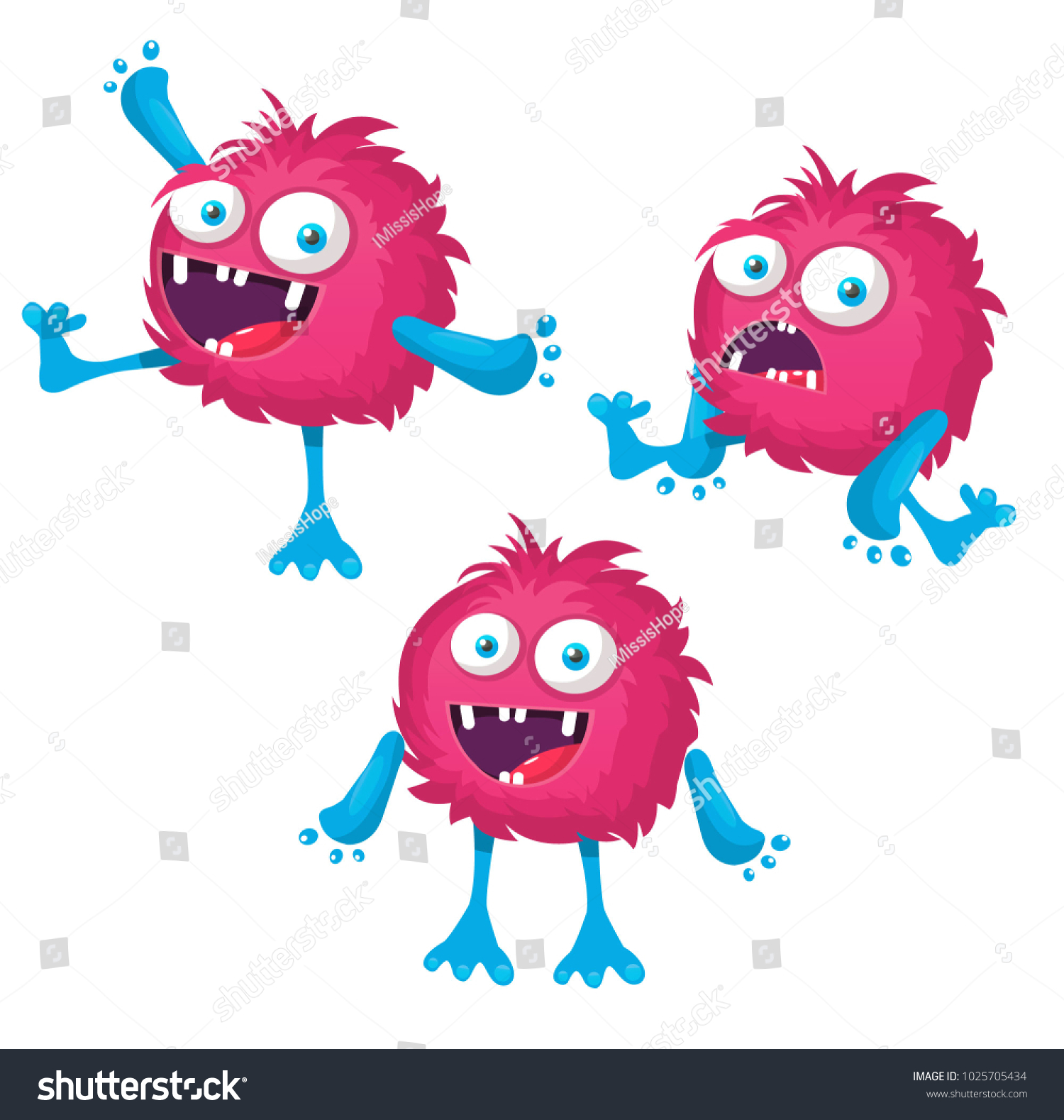 Monster Vector Illustration Stock Vector (Royalty Free) 1025705434 ...