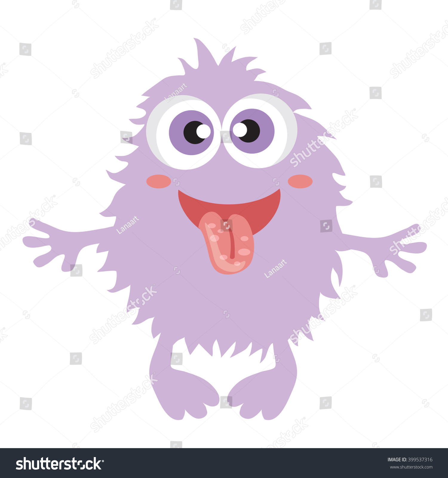 Monster Vector Illustration Stock Vector (Royalty Free) 399537316 ...