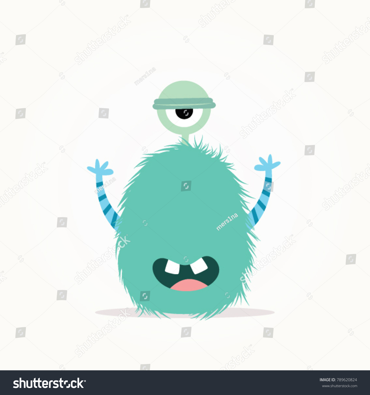 Monster Vector Illustration Stock Vector (Royalty Free) 789620824 ...