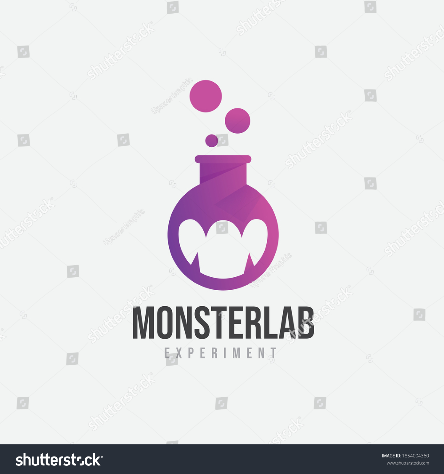 Monsterlab Logo Design Vector Illustration Stock Vector (Royalty Free ...