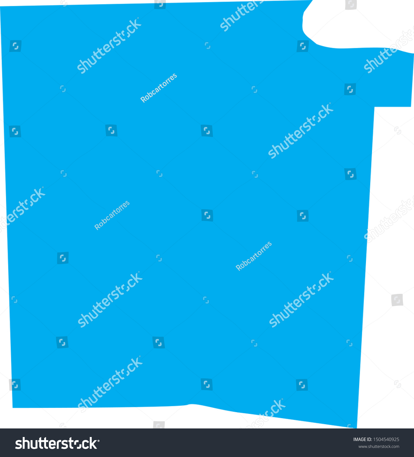 Montgomery County Map Ohio State Stock Vector (Royalty Free) 1504540925