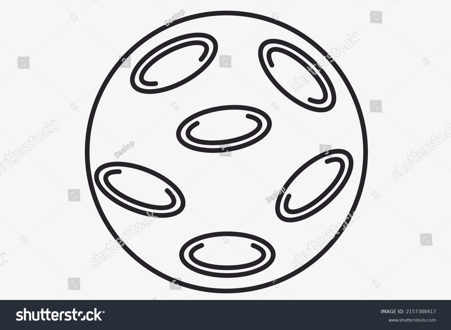 Month Planets Space Objects That Revolve Stock Vector (Royalty Free ...