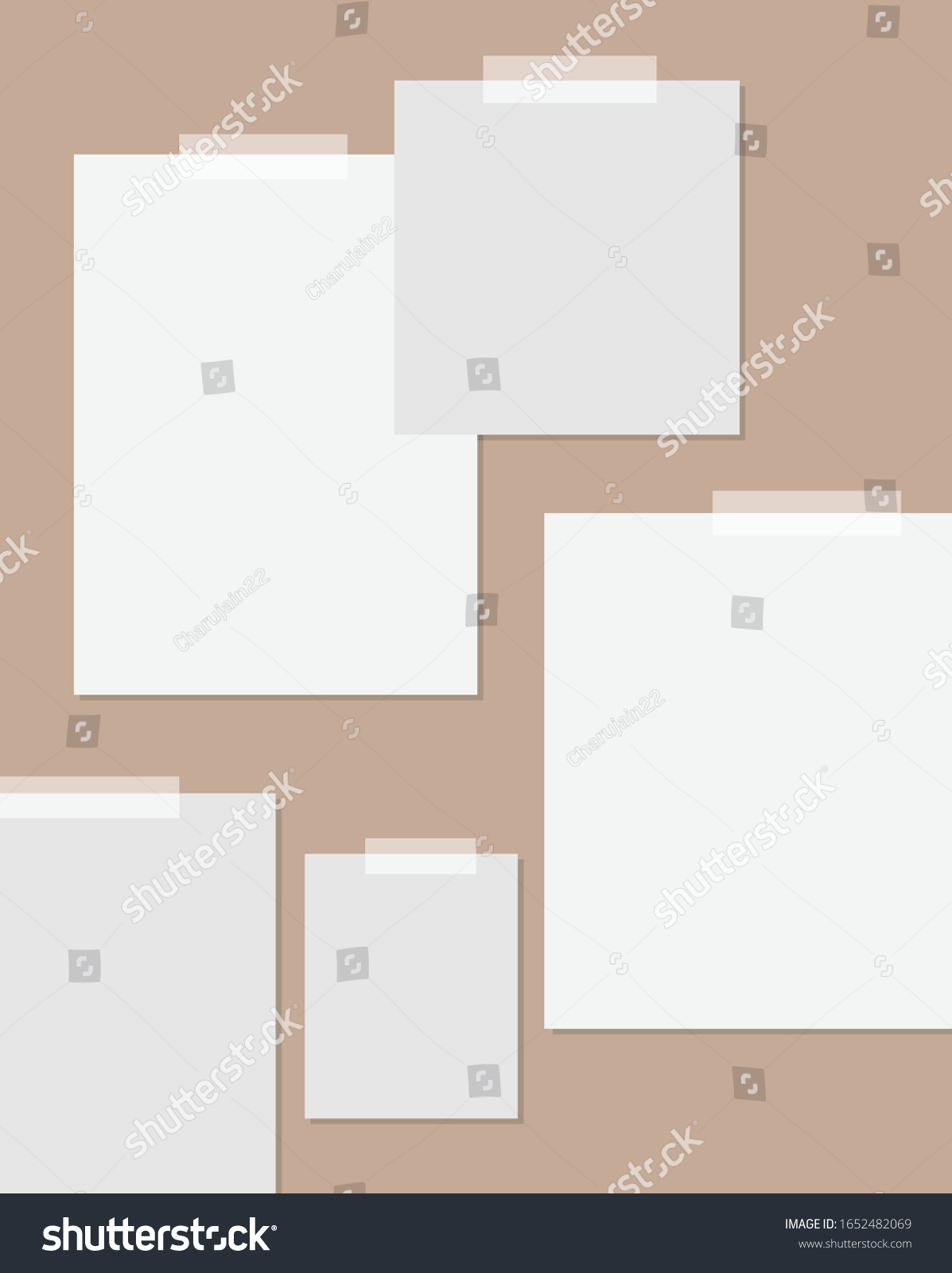 Mood Board Template Blank 332: Vector có sẵn (miễn phí bản quyền ...