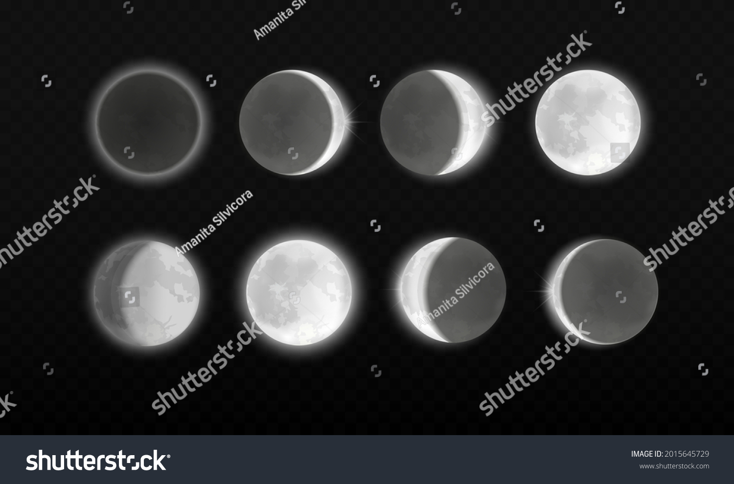 Elipse de lune, infographie astronomique des : image vectorielle de ...
