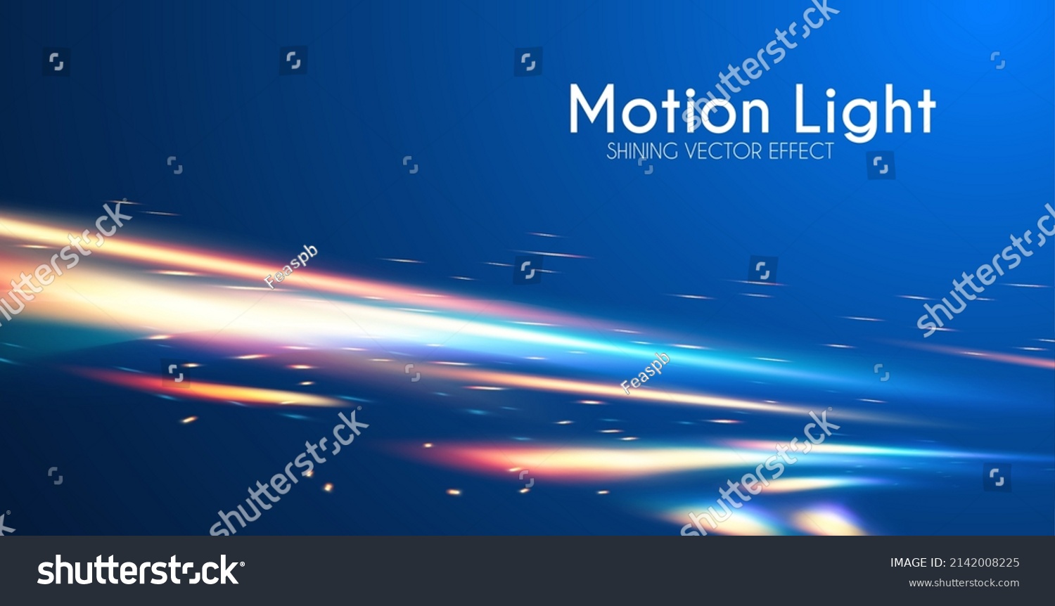 Morion Light Effect Shining Magic Background Stock Vector (Royalty Free ...