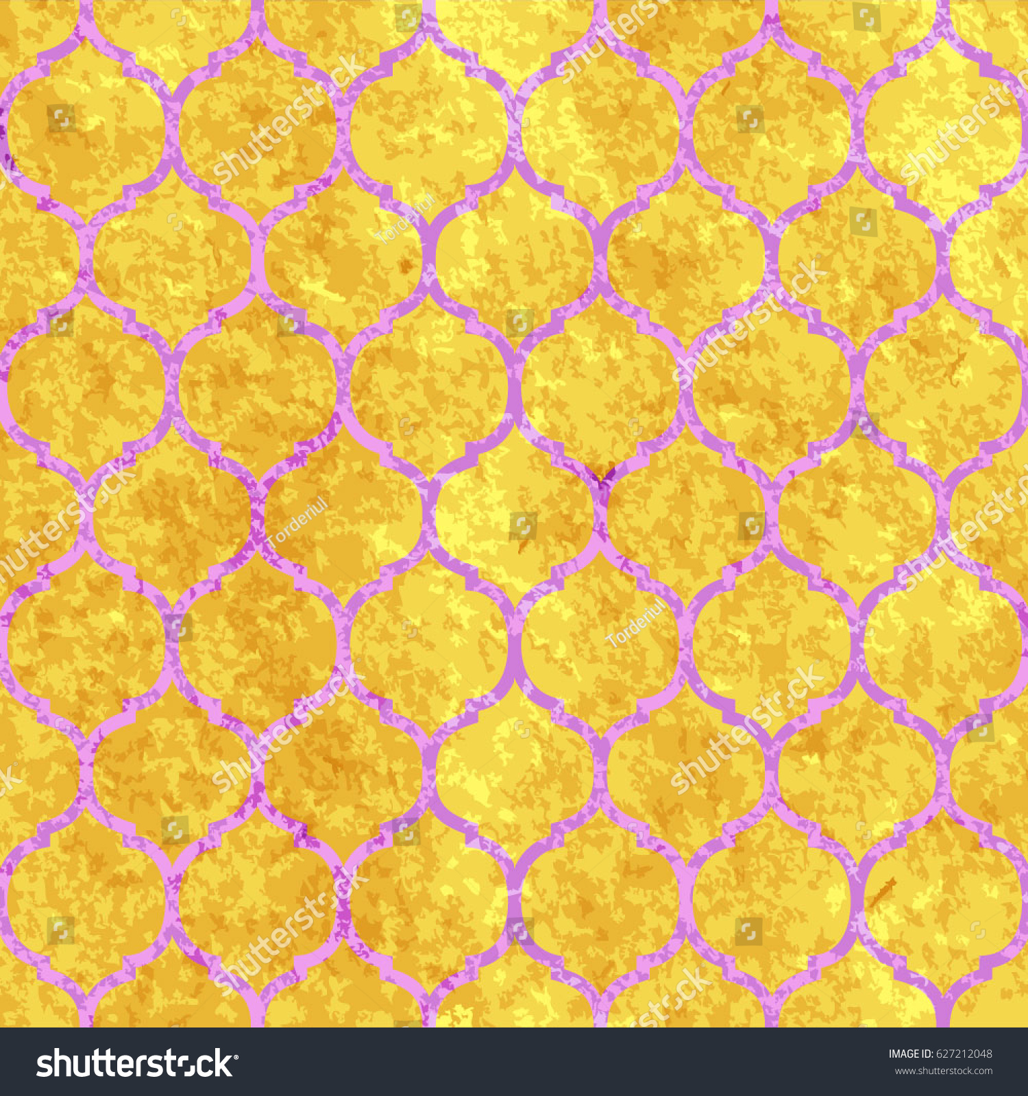 Moroccan Arabic Tiles Paper Texture Vector: เวกเตอร์สต็อก (ปลอดค่า ...