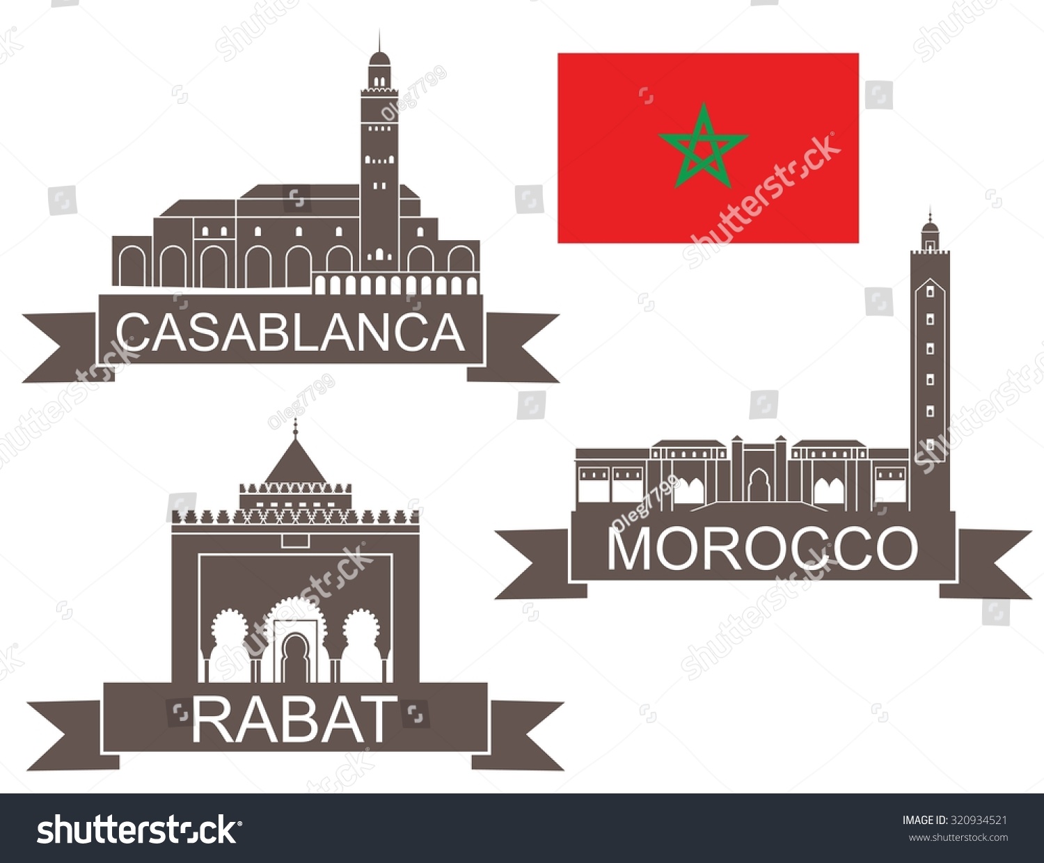 Morocco Logo Eps 10 Vector Illustration Stock Vector (Royalty Free ...