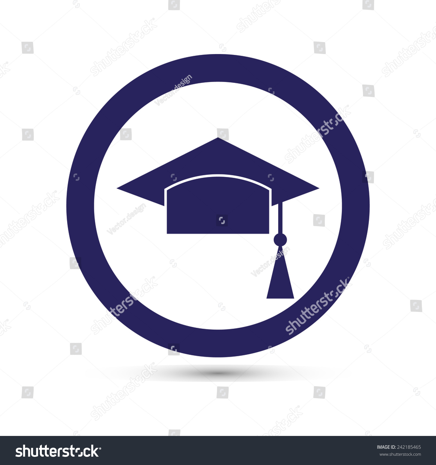 Mortar Board Stock Vector (Royalty Free) 242185465 | Shutterstock