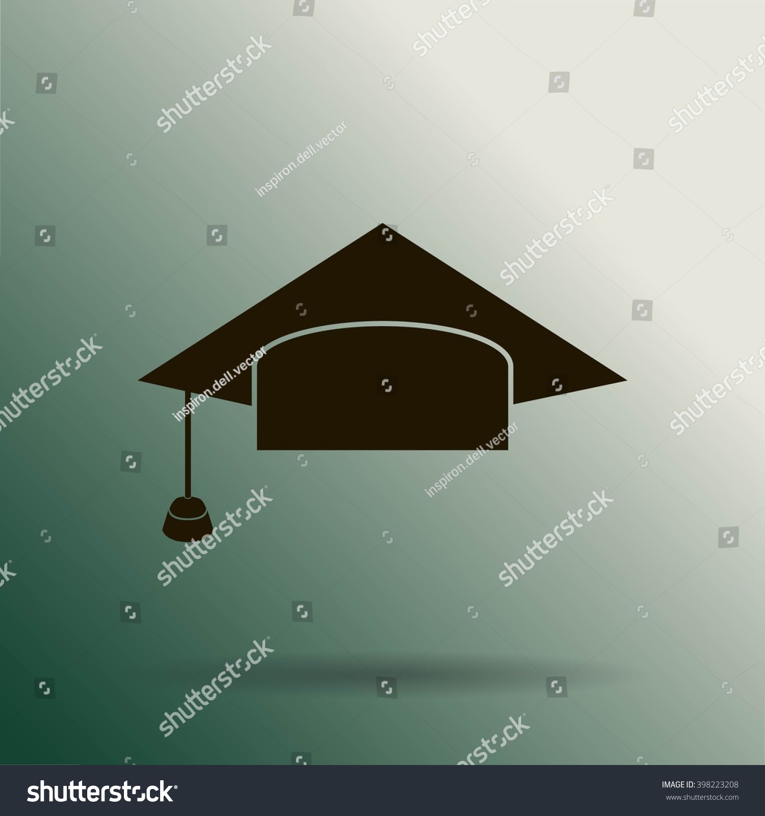 Mortar Board Graduation Cap Stock Vector (Royalty Free) 398223208 ...
