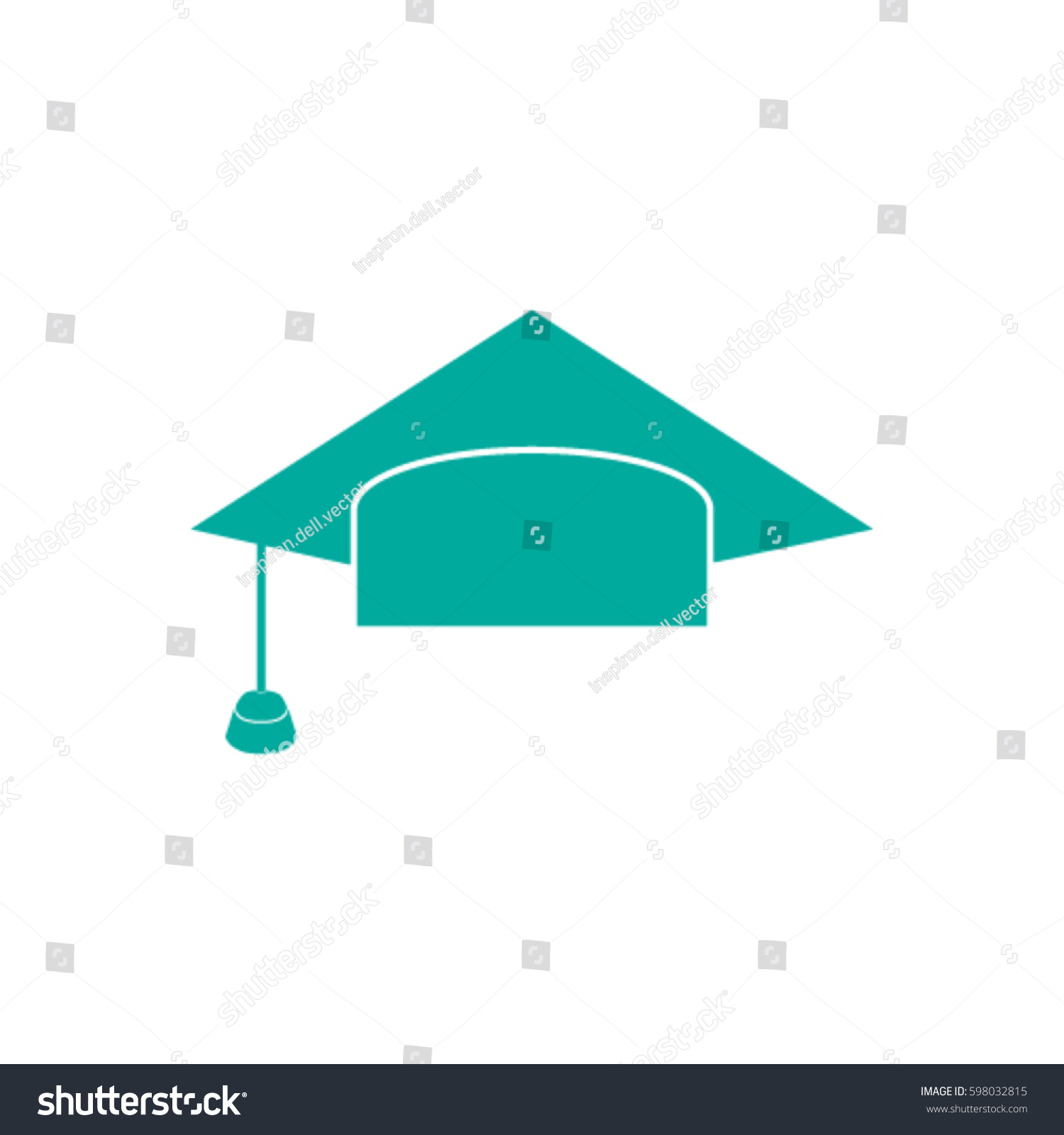 Mortar Board Graduation Cap Stock Vector (Royalty Free) 598032815