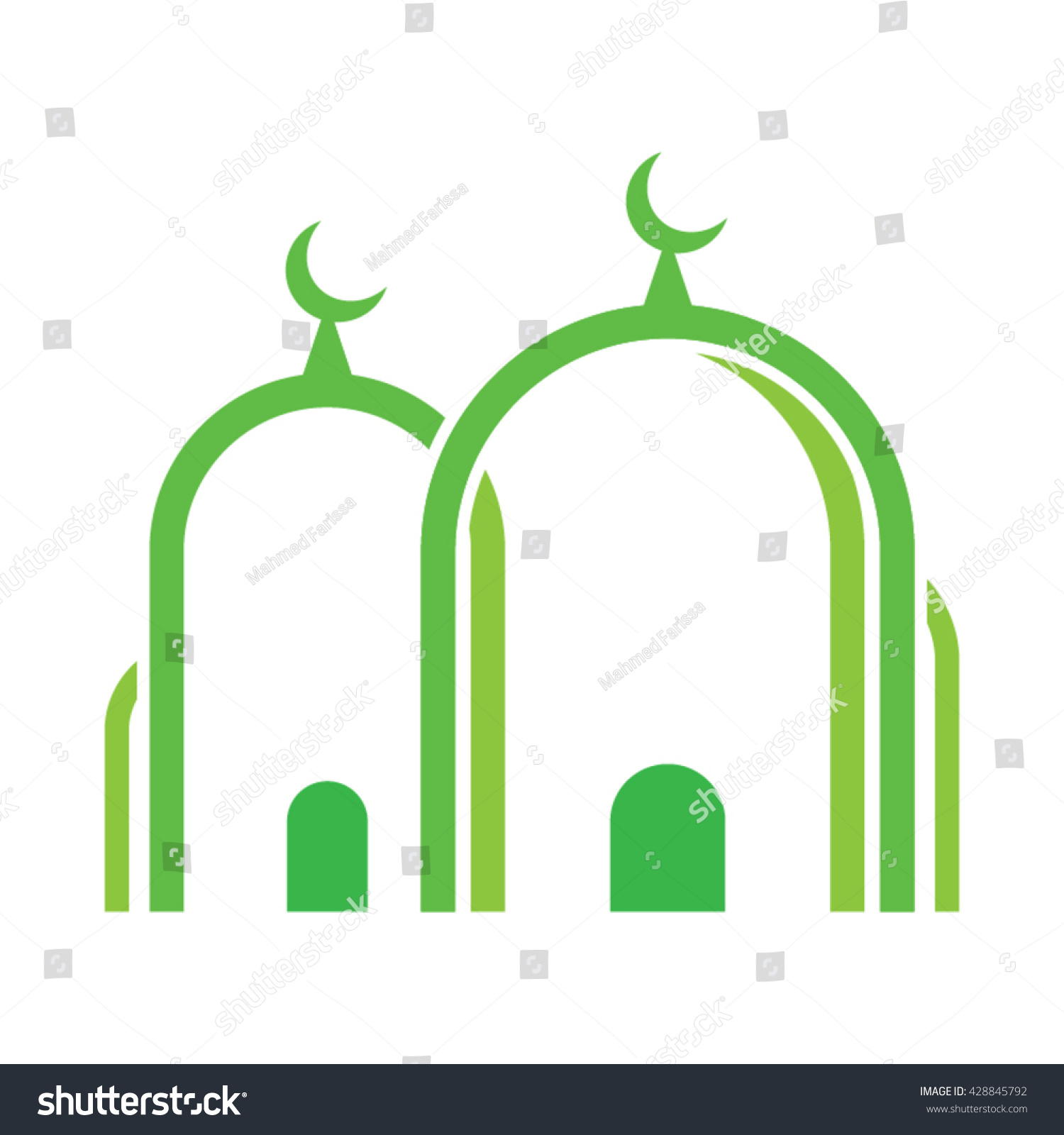 Mosque Logo M Letter Icon: เวกเตอร์สต็อก (ปลอดค่าลิขสิทธิ์) 428845792 ...