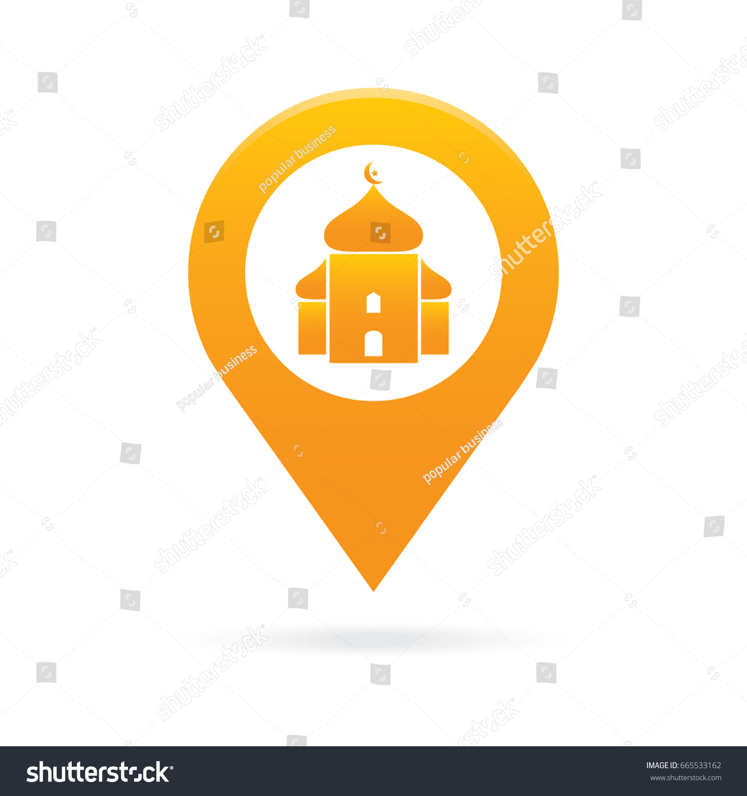 Mosque Surau Map Pointer Icon Marker: vector de stock (libre de ... Mosque Surau Map Pointer Icon Marker: vector de stock (libre de ...