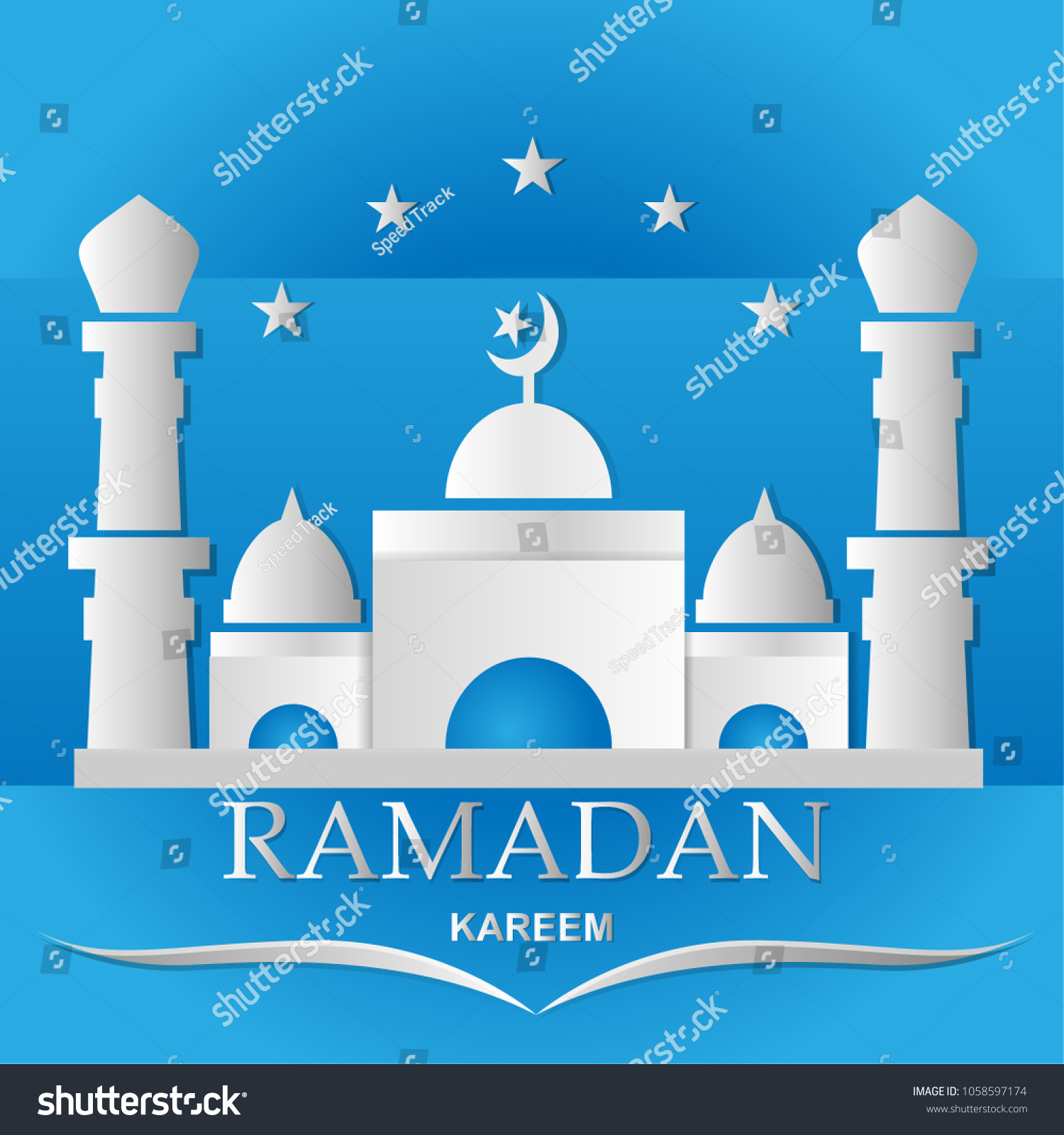 Mosque Vector Islamic Beautiful Design Template Stock Vector (Royalty ...