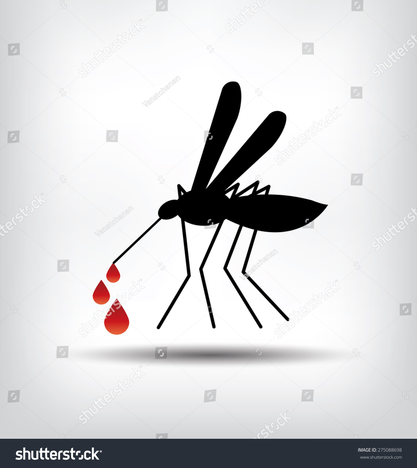 Mosquito Sign Vector Illustration 스톡 벡터(로열티 프리) 275088698 | Shutterstock