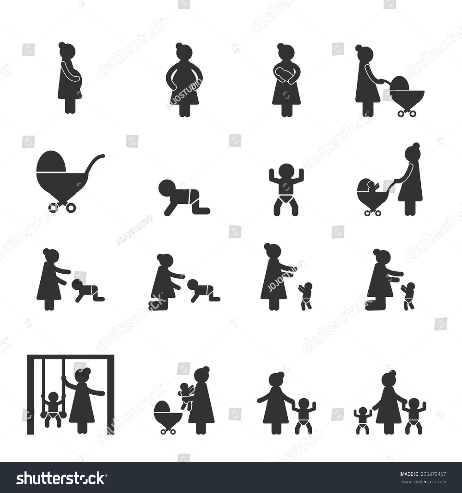 Mother Icon Stock Vector (Royalty Free) 295879457
