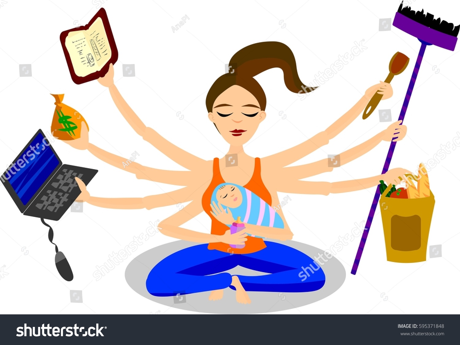 23 Pregnant women multi tasking Images, Stock Photos & Vectors ...
