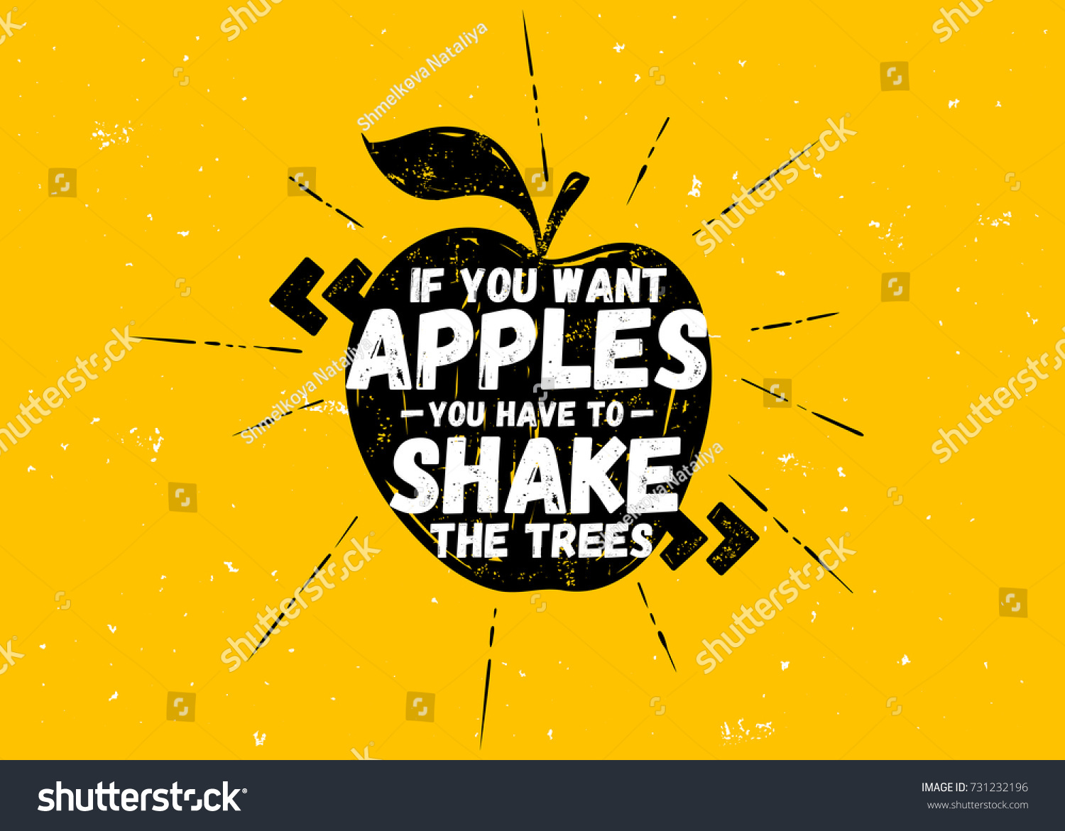 Motivational Inspirational Quote Hand Drawn Inscription Stock Vector