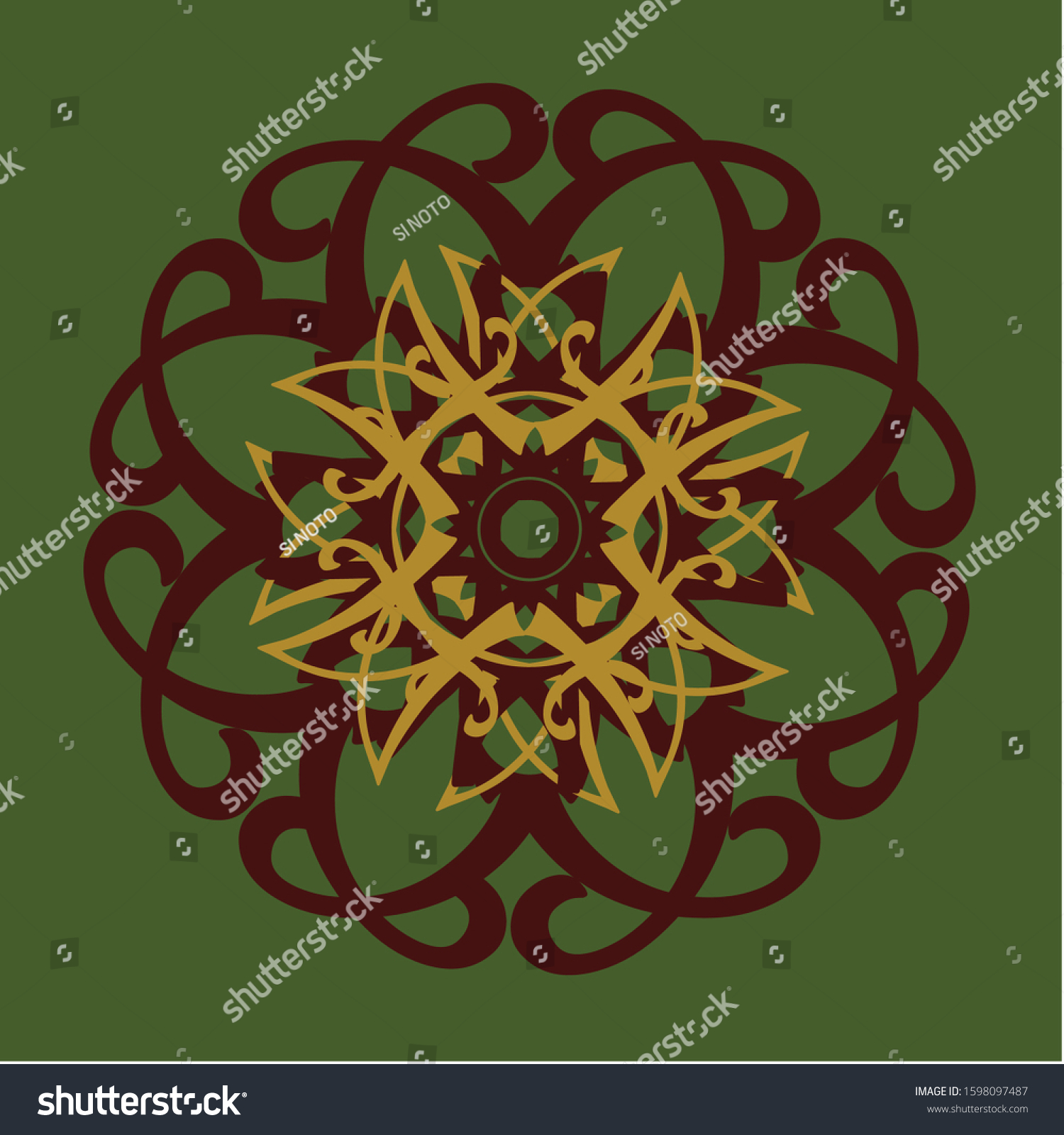 Motive Batik Design Vector Inspiration Stock Vector (Royalty Free ...