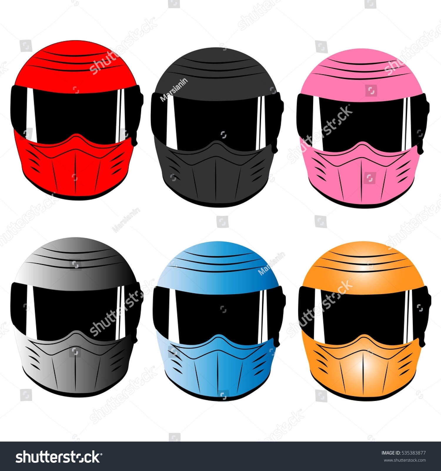 Moto Helm Stock Vector (Royalty Free) 535383877 | Shutterstock