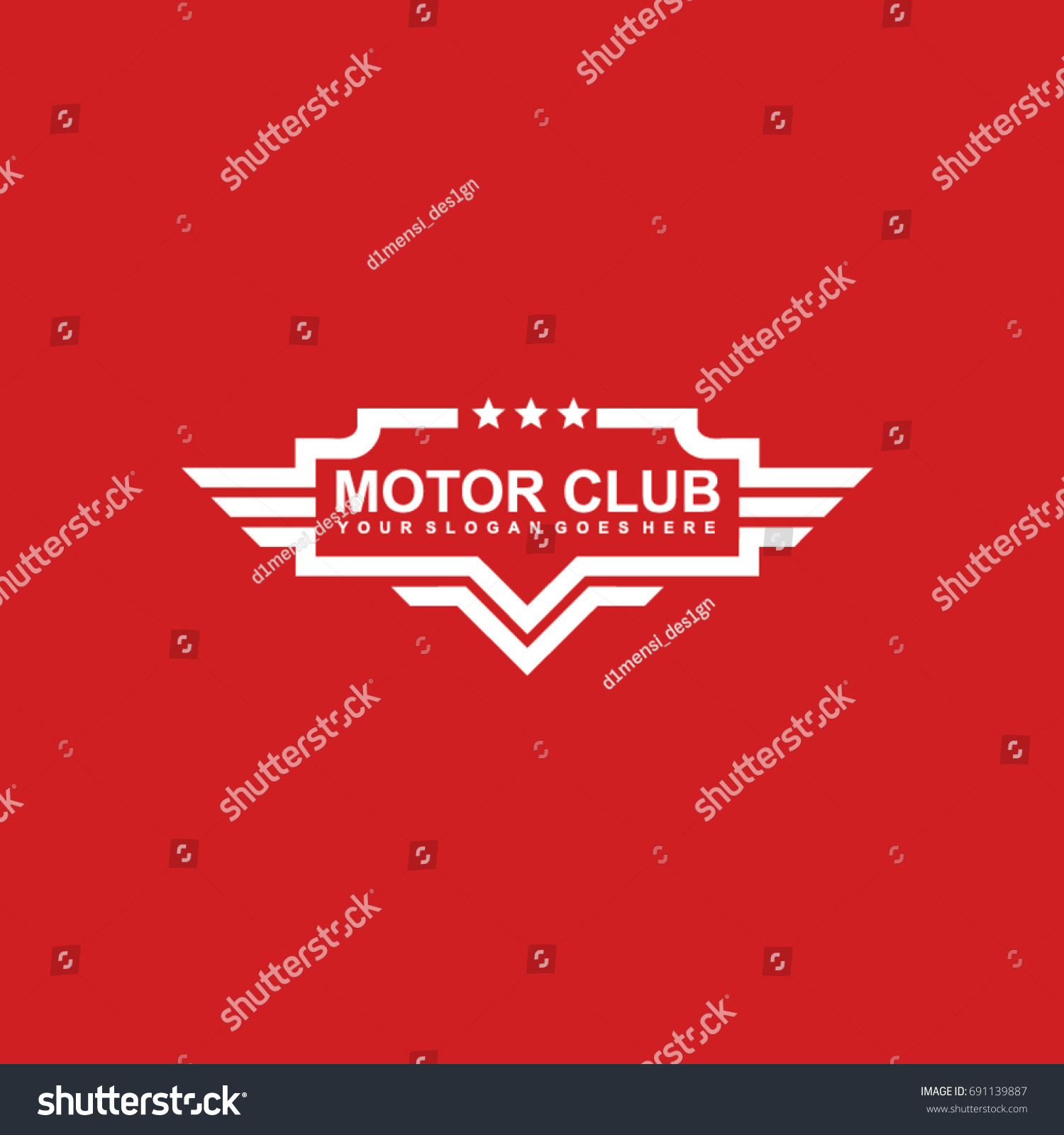 Motor Club Logo Vector Stock Vector (Royalty Free) 691139887 | Shutterstock