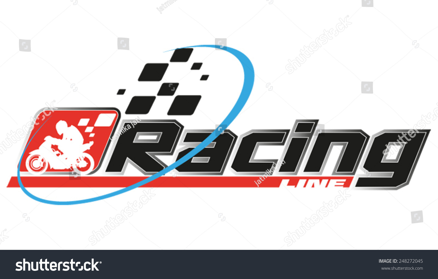 Motor Racing Logo Event Stock Vector 248272045 : Shutterstock